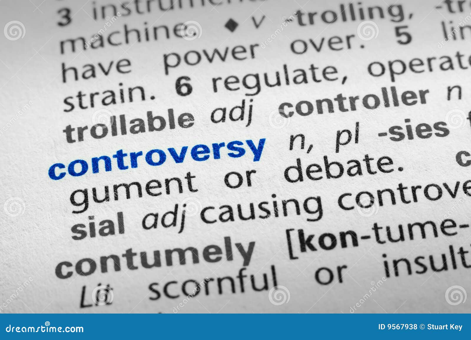 Controverse stock foto. Image of woorden, pagina, gespeld - 9567938