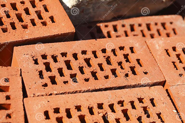 Contruction Bricks and Rubble Stock Image - Image of europe, brick ...