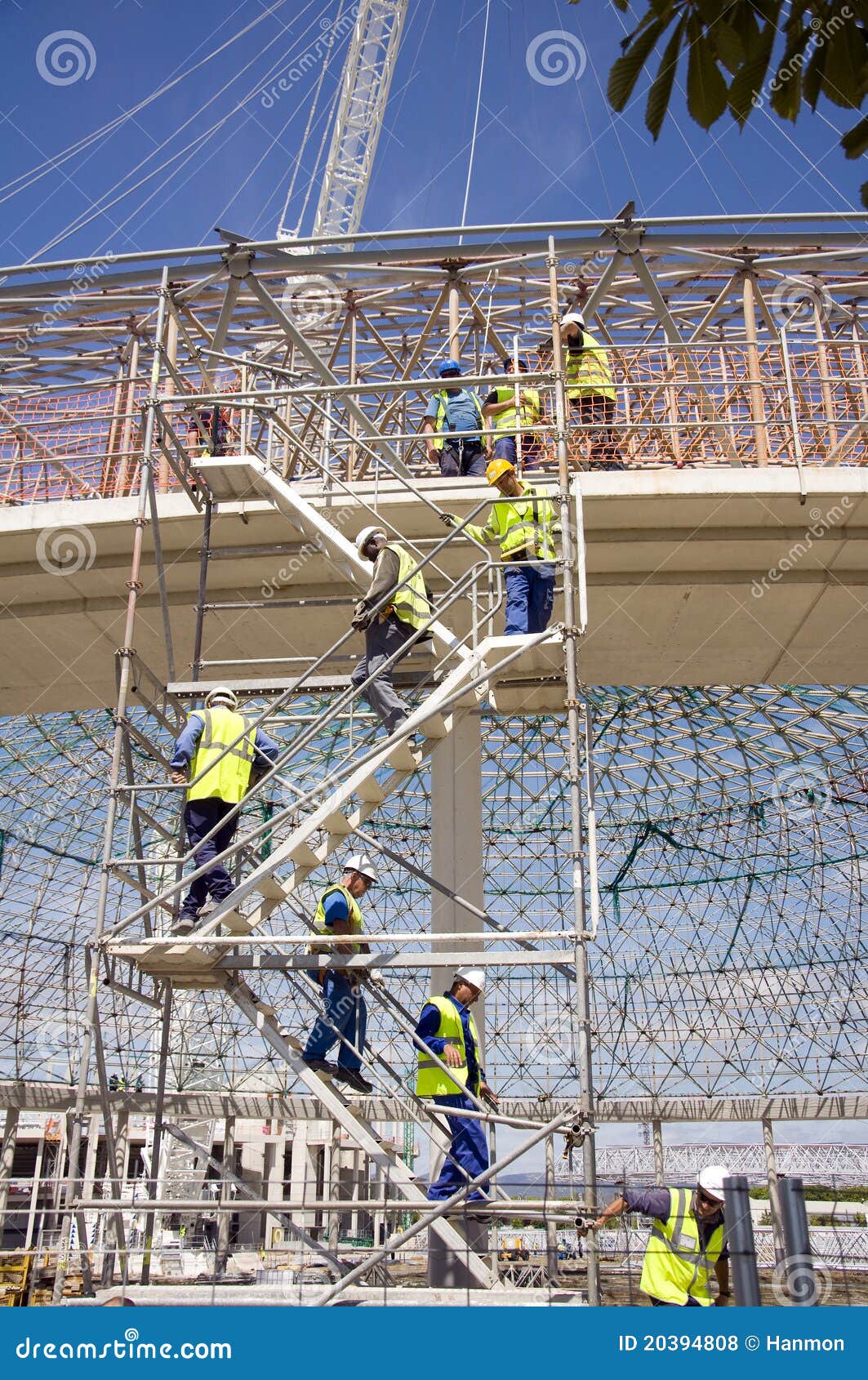 Contruction Workers after the Work Editorial Stock Photo - Image of ...