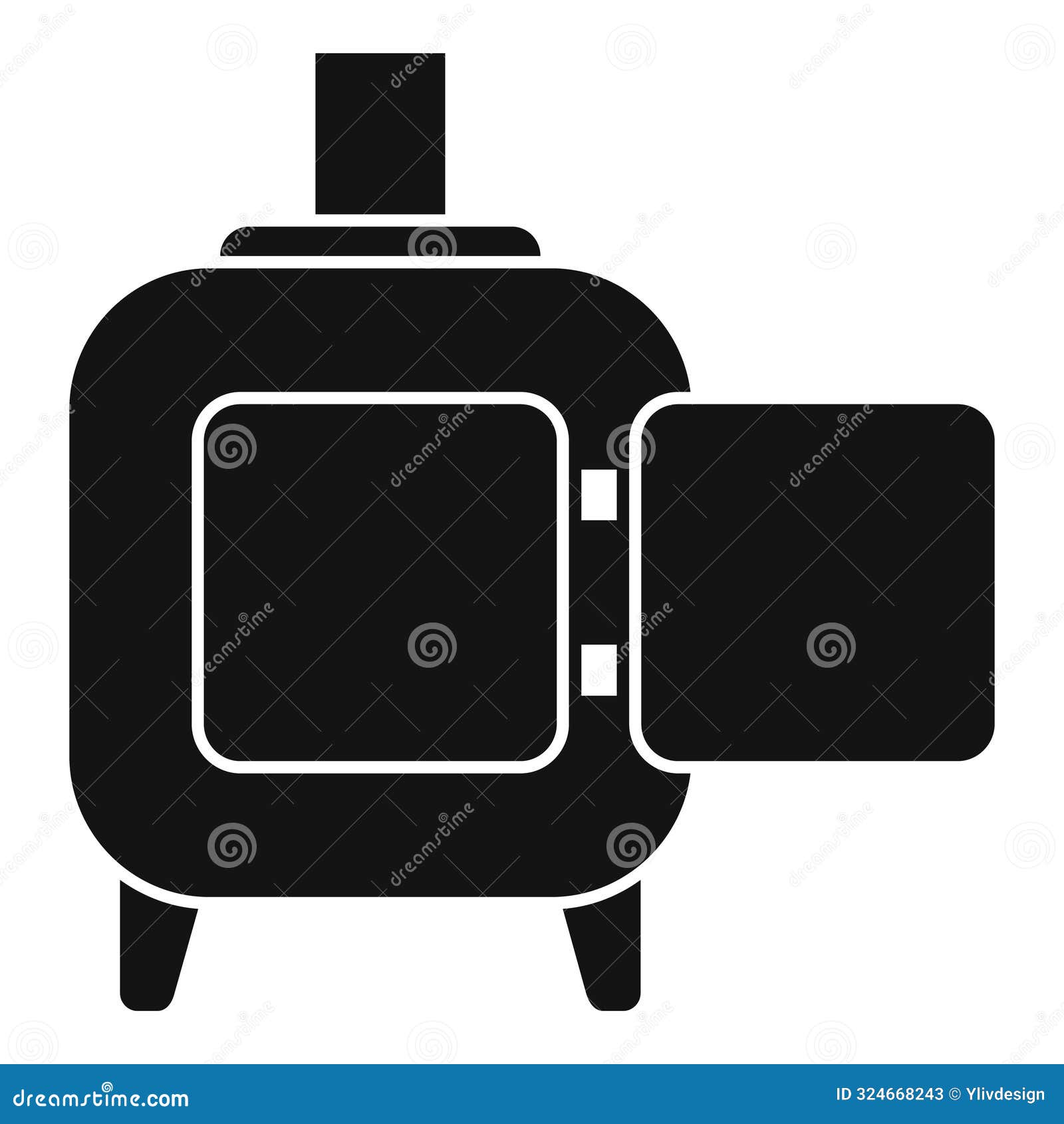 Convection Oven Using Fan for Even Cooking Stock Illustration ...