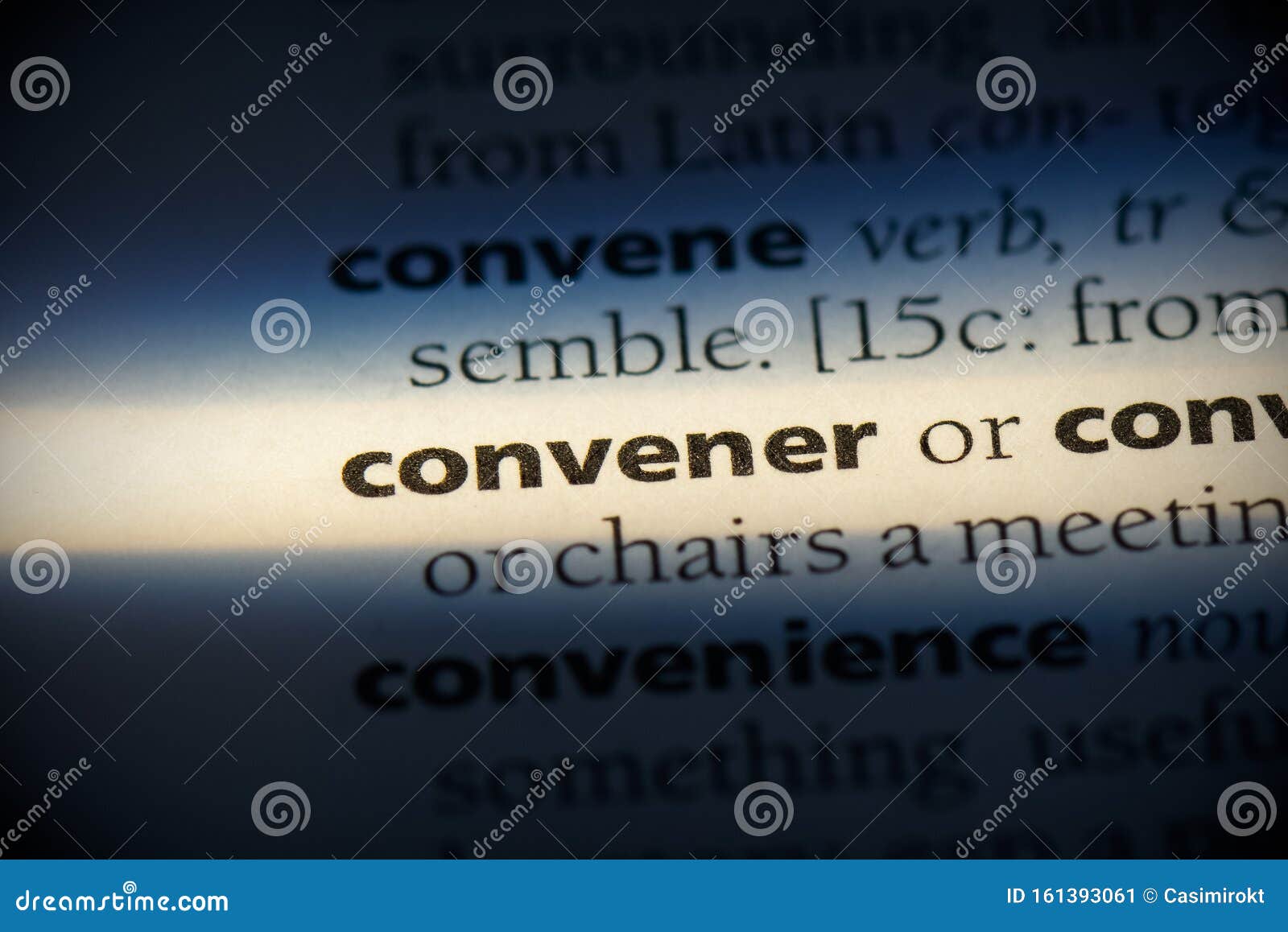 Convener stock image. Image of macro, highlighted, education - 161393061