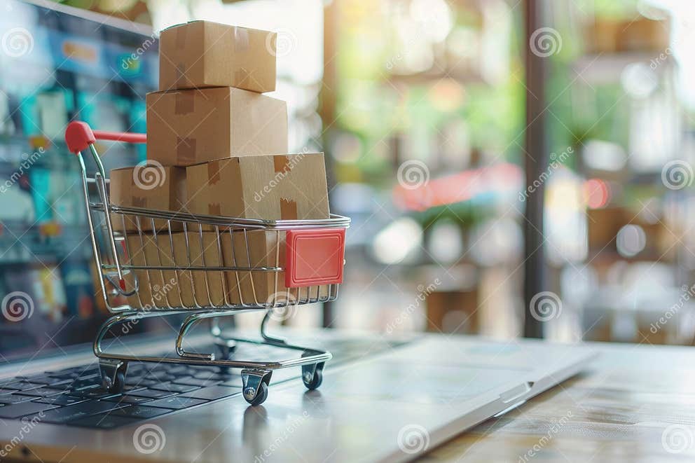 Convenience of Online Shopping, Internet Orders Streamlined Checkout ...