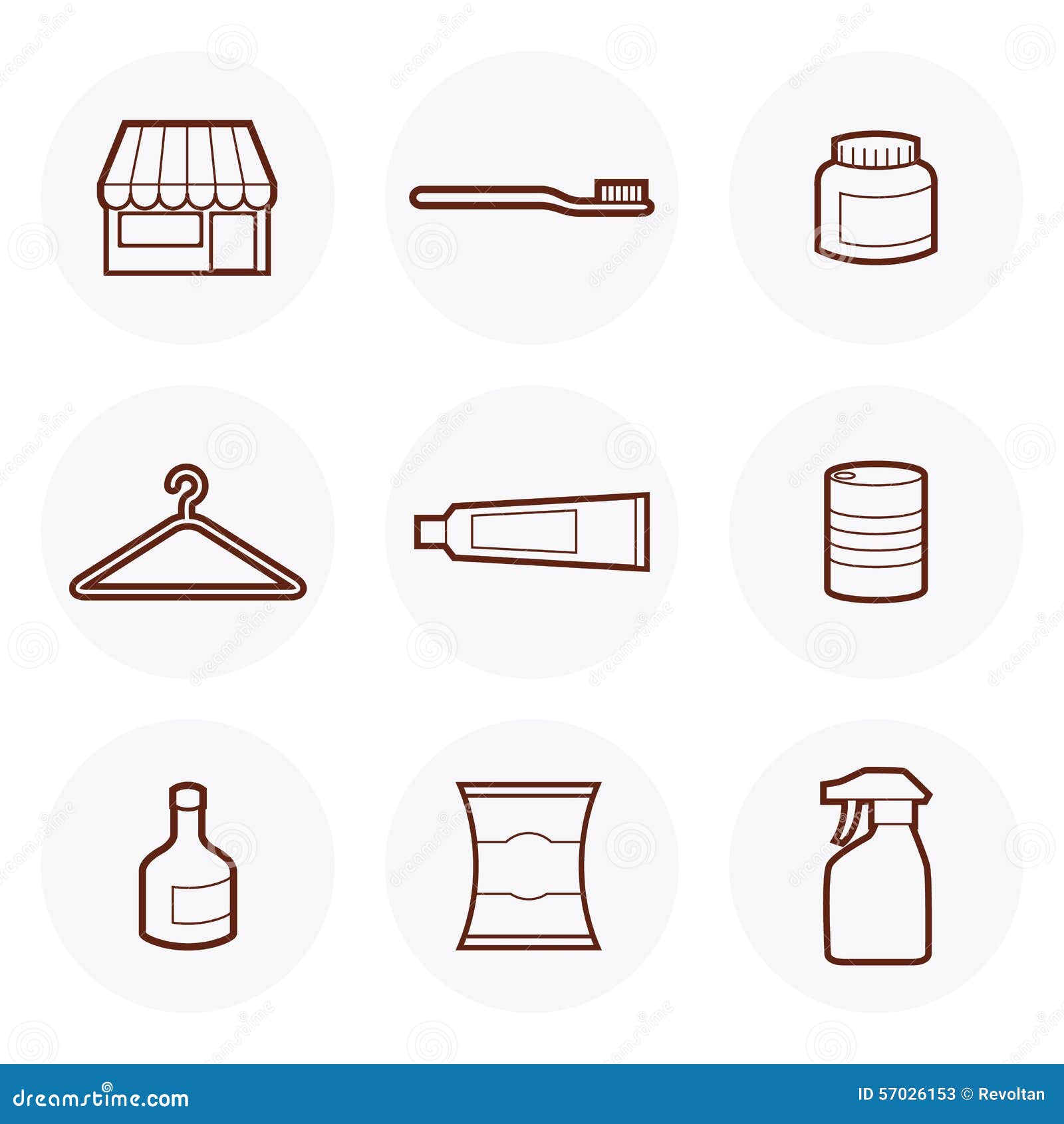 Convenience Store Icon #5 stock vector. Illustration of assortment ...