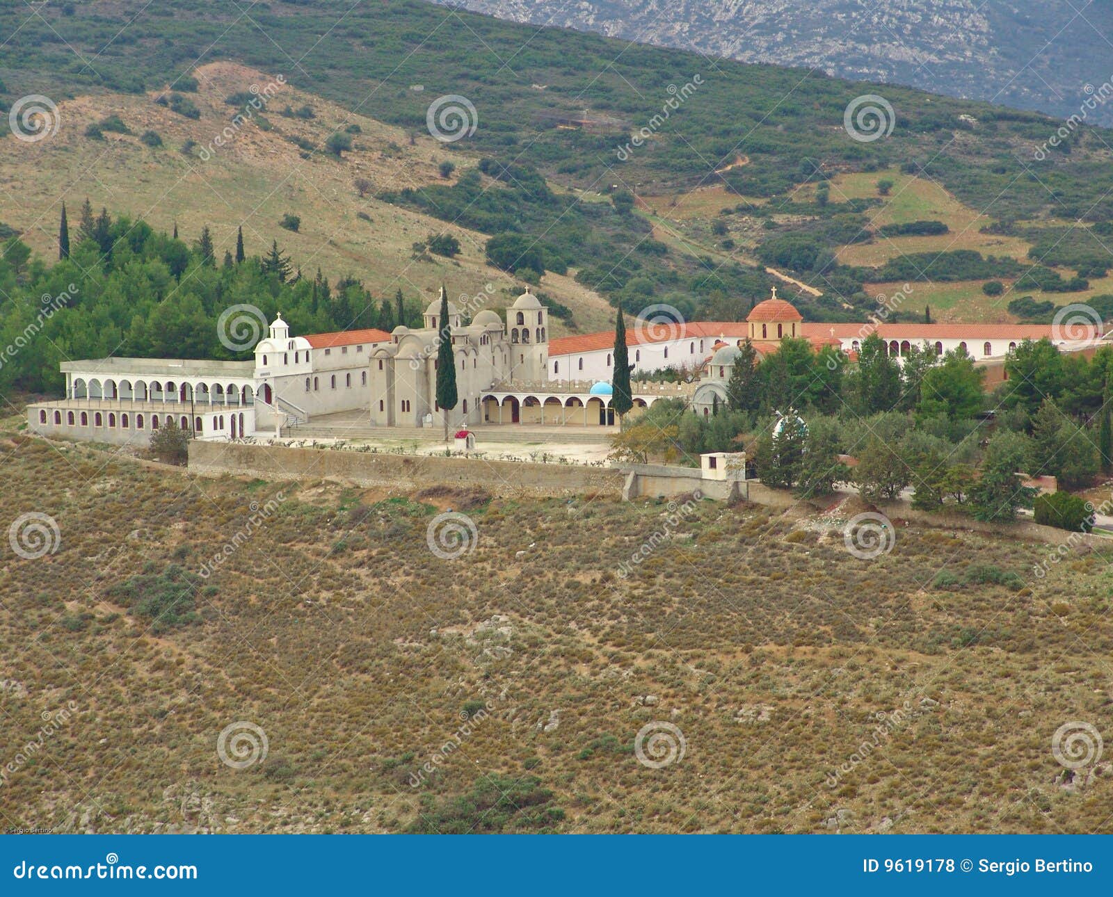 Old convent in countryside stock photo. Image of architecture - 9619178