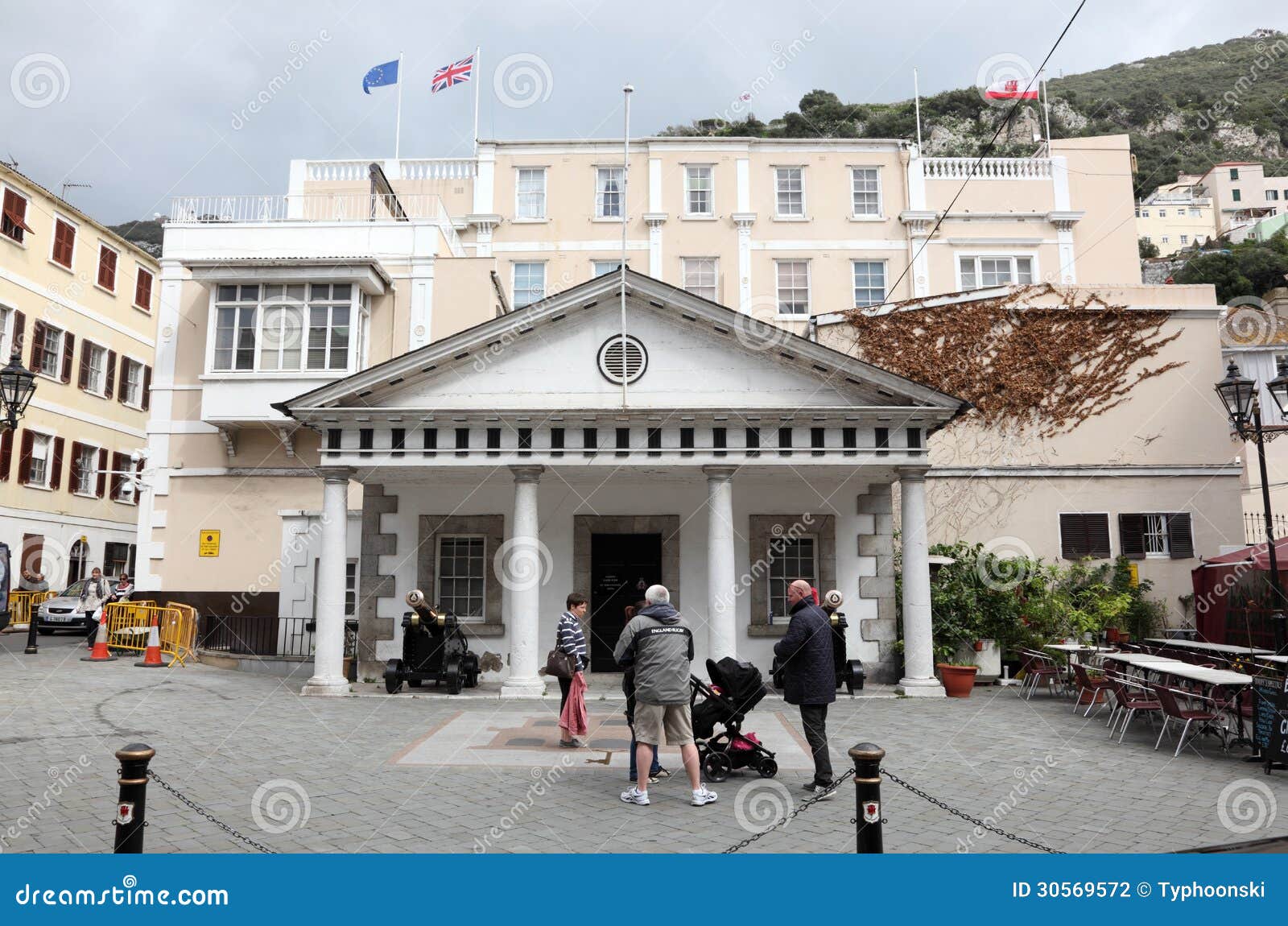 Convent Guard House in Gibraltar Editorial Photography - Image of ...