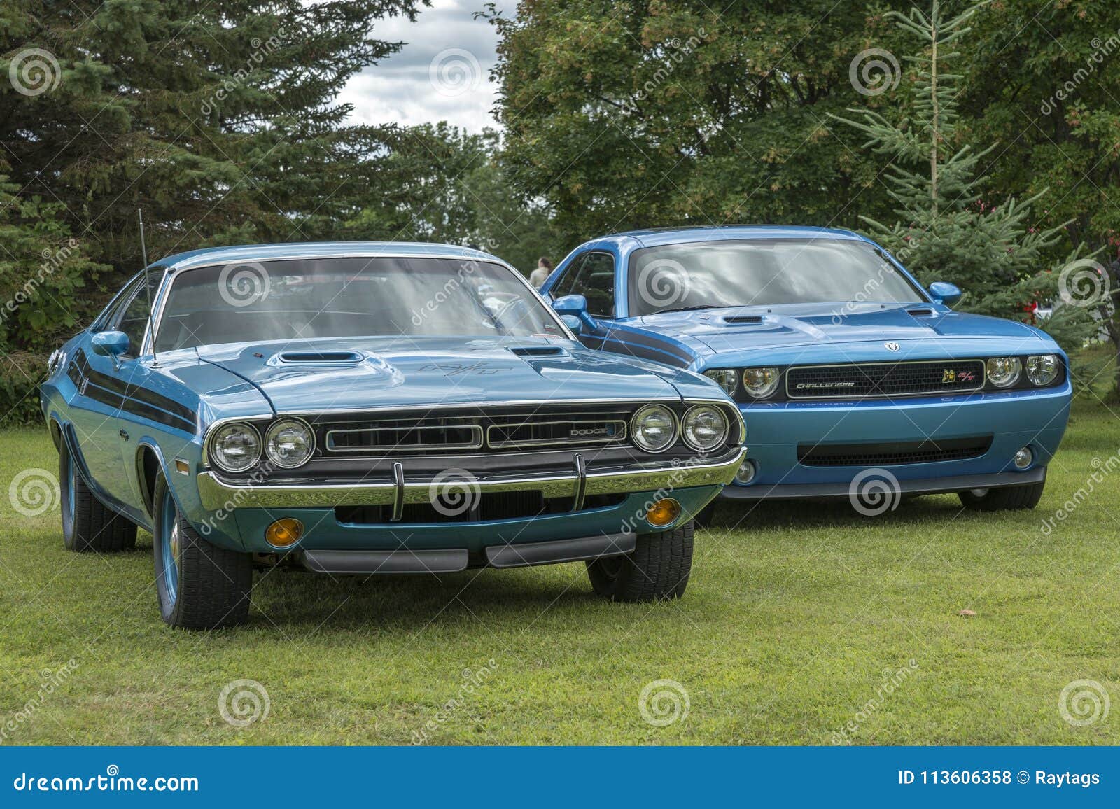 Front View of Dodge Challenger Editorial Stock Photo - Image of ...
