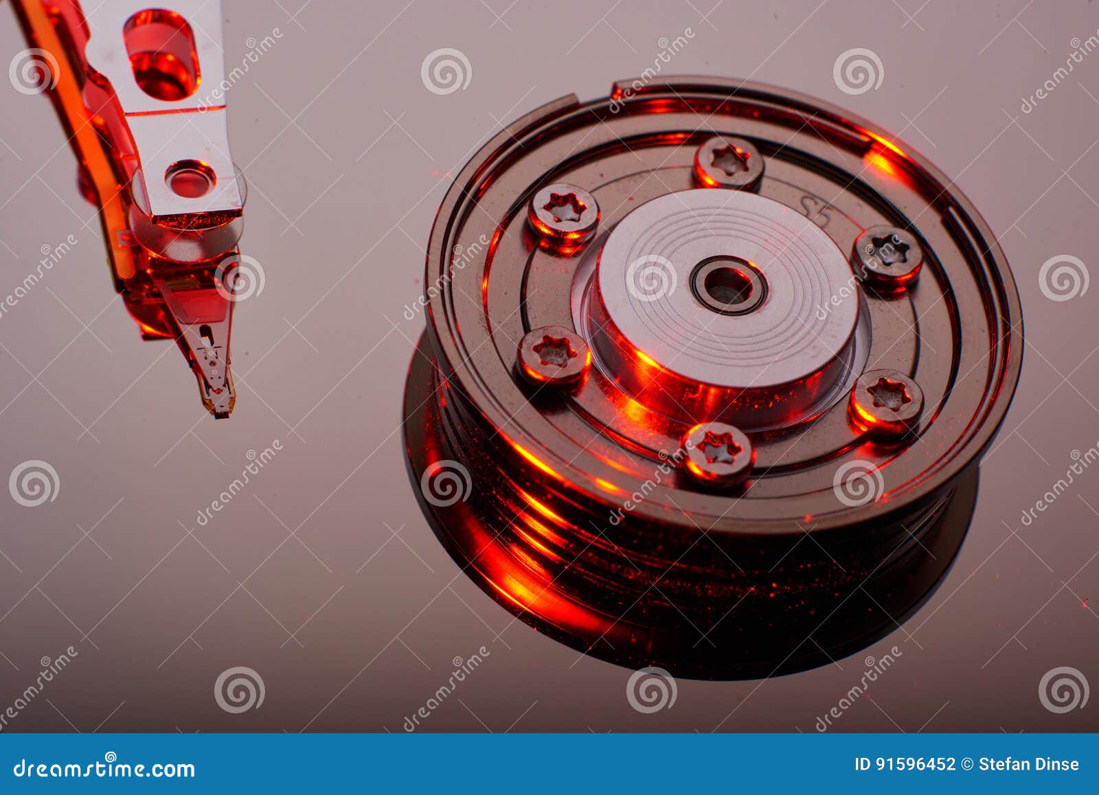 Conventional Computer Hard Disk Drive Stock Photo - Image of hard ...
