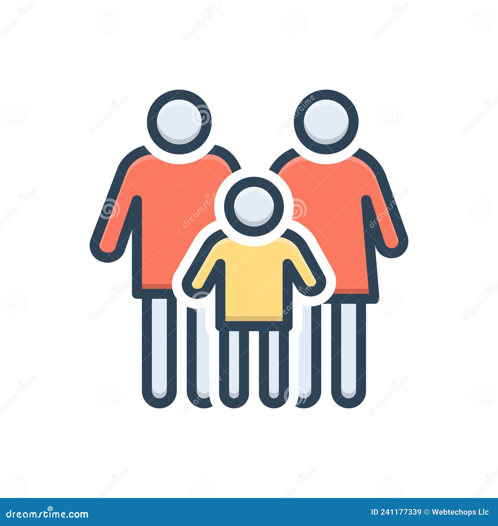 Color Illustration Icon for Conventional, Traditional and Typical Stock ...