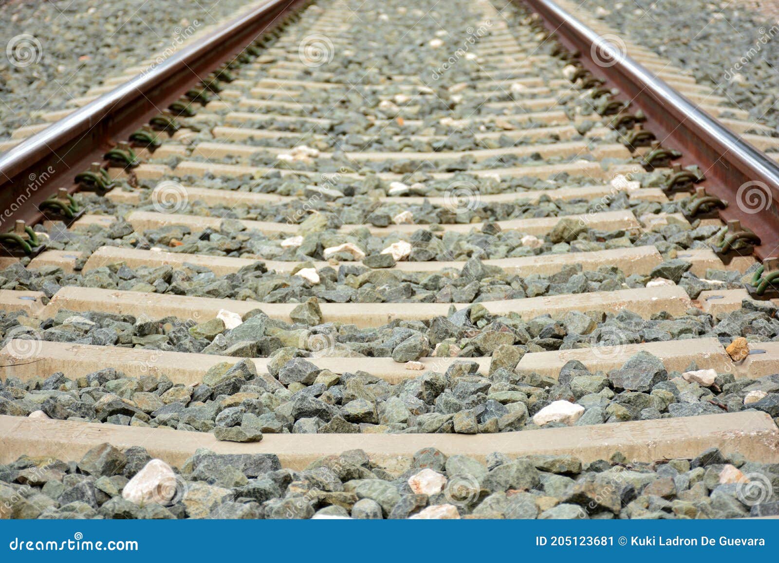 Conventional railway track stock image. Image of conductos - 205123681