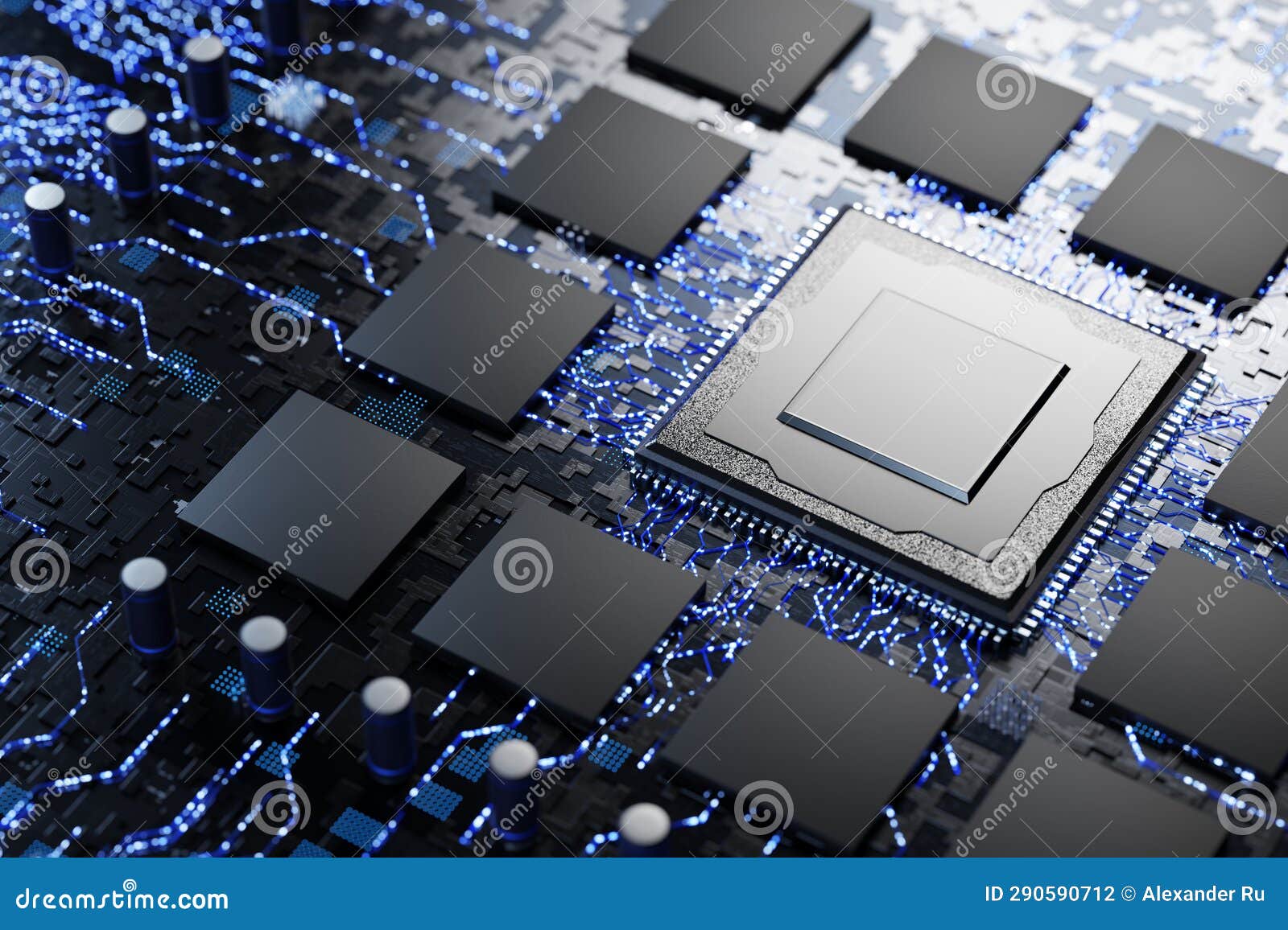 Conventional Technologies. New Microprocessor. Memory Chips and Central ...