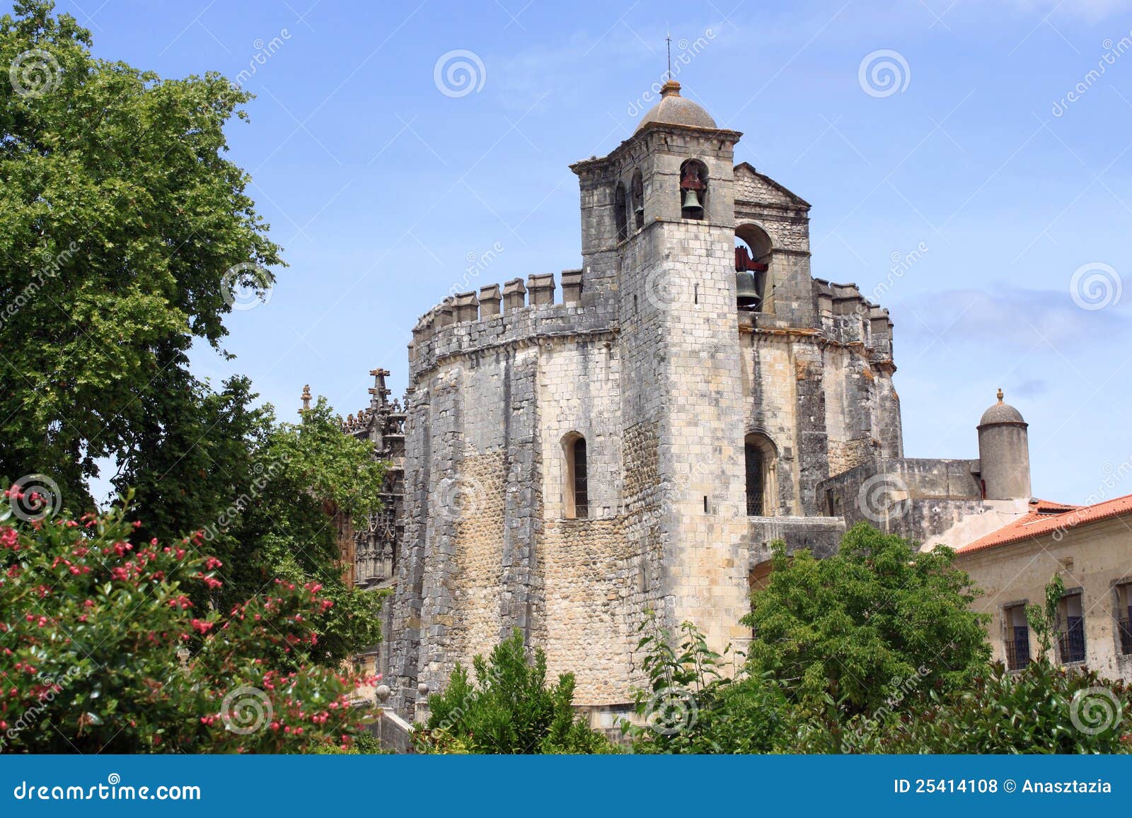 Convento de Cristo, Tomar stock photo. Image of floers - 25414108