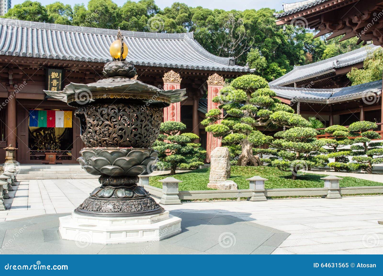 Convento de lin do qui, imagem de stock. Imagem de ensolarado - 64631565