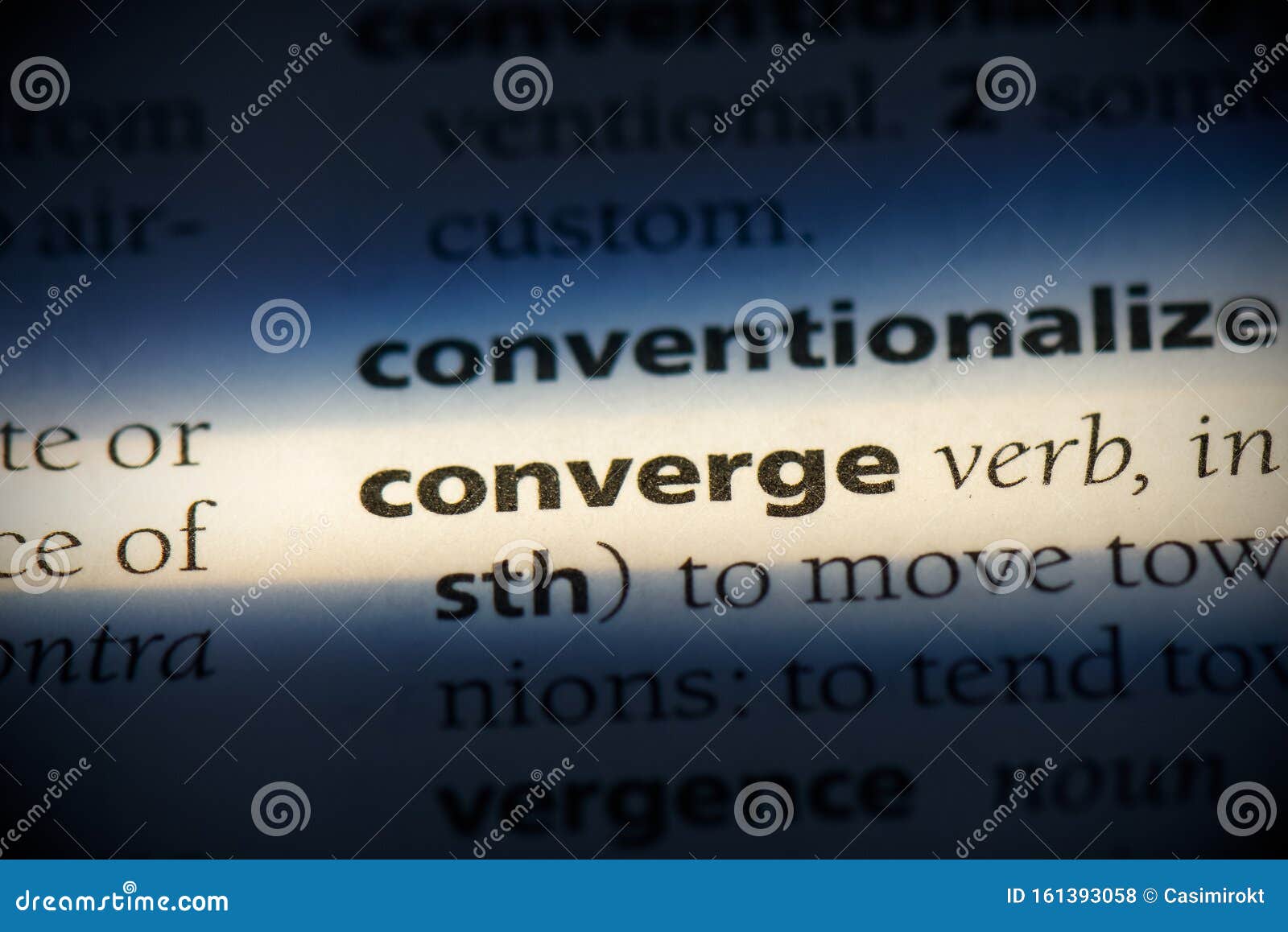 Converge stock photo. Image of detail, word, meaning - 161393058