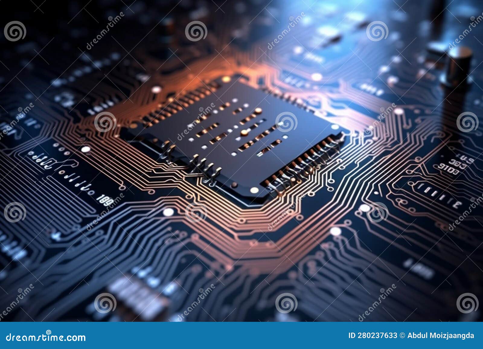 The Convergence of Futuristic Technology and Intricate Digital Circuits ...