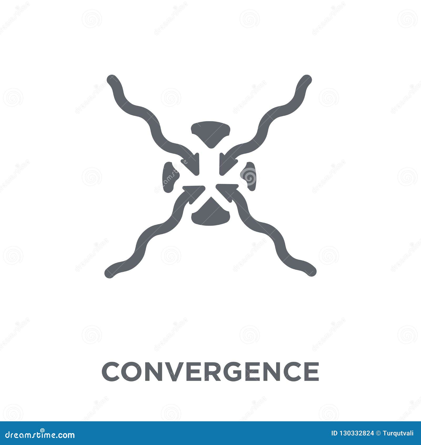 Convergence Icon In Filled, Thin Line, Outline And Stroke Style. Vector ...