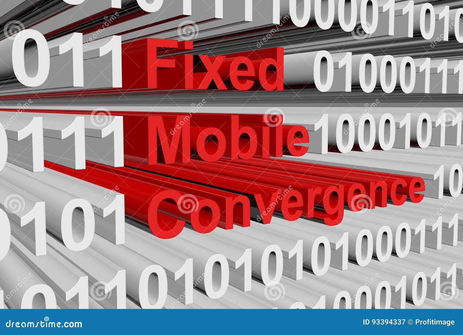 Convergence mobile fixe illustration stock. Illustration du ...