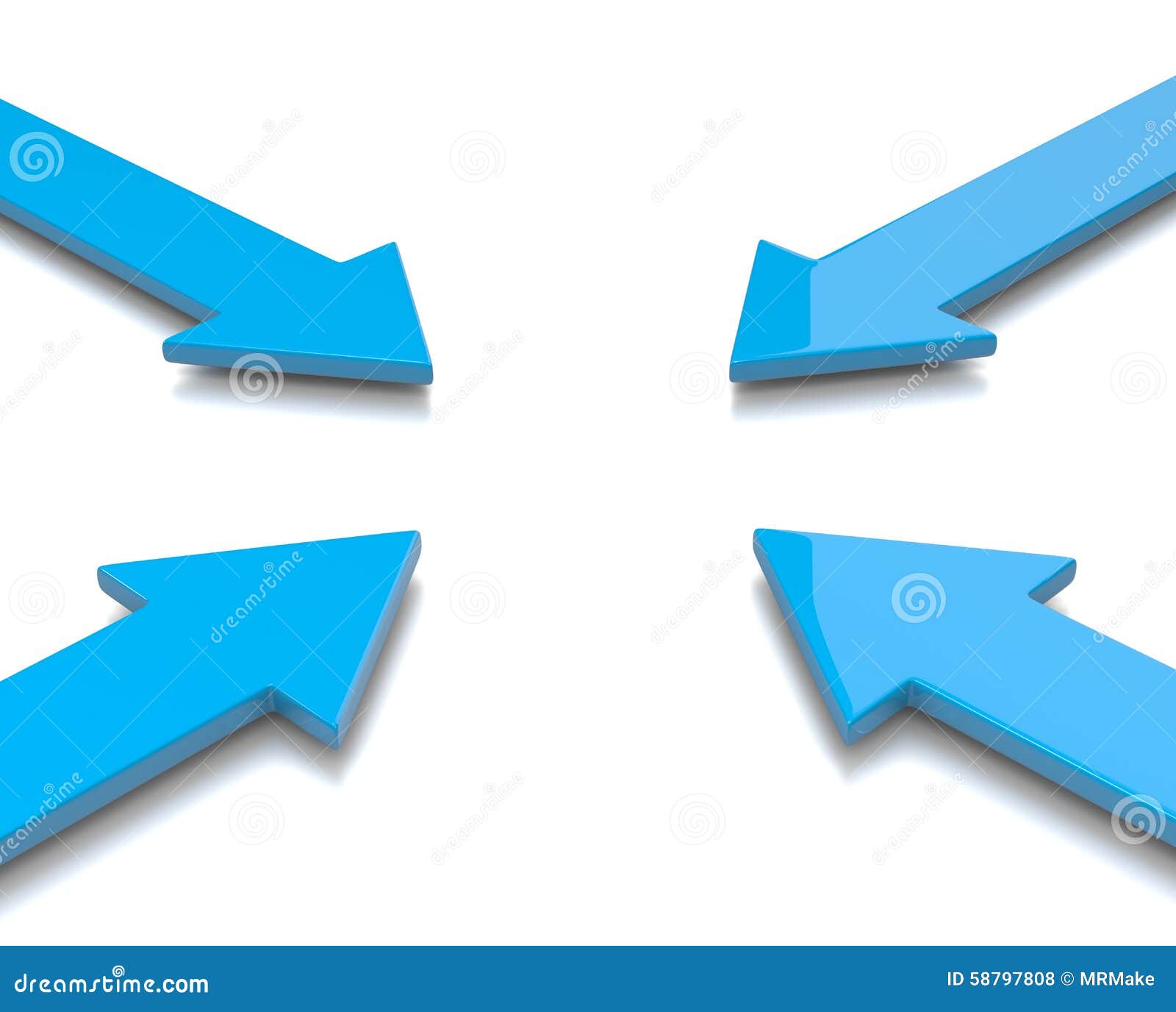 Convergent Arrows Royalty-Free Stock Image | CartoonDealer.com #58797808