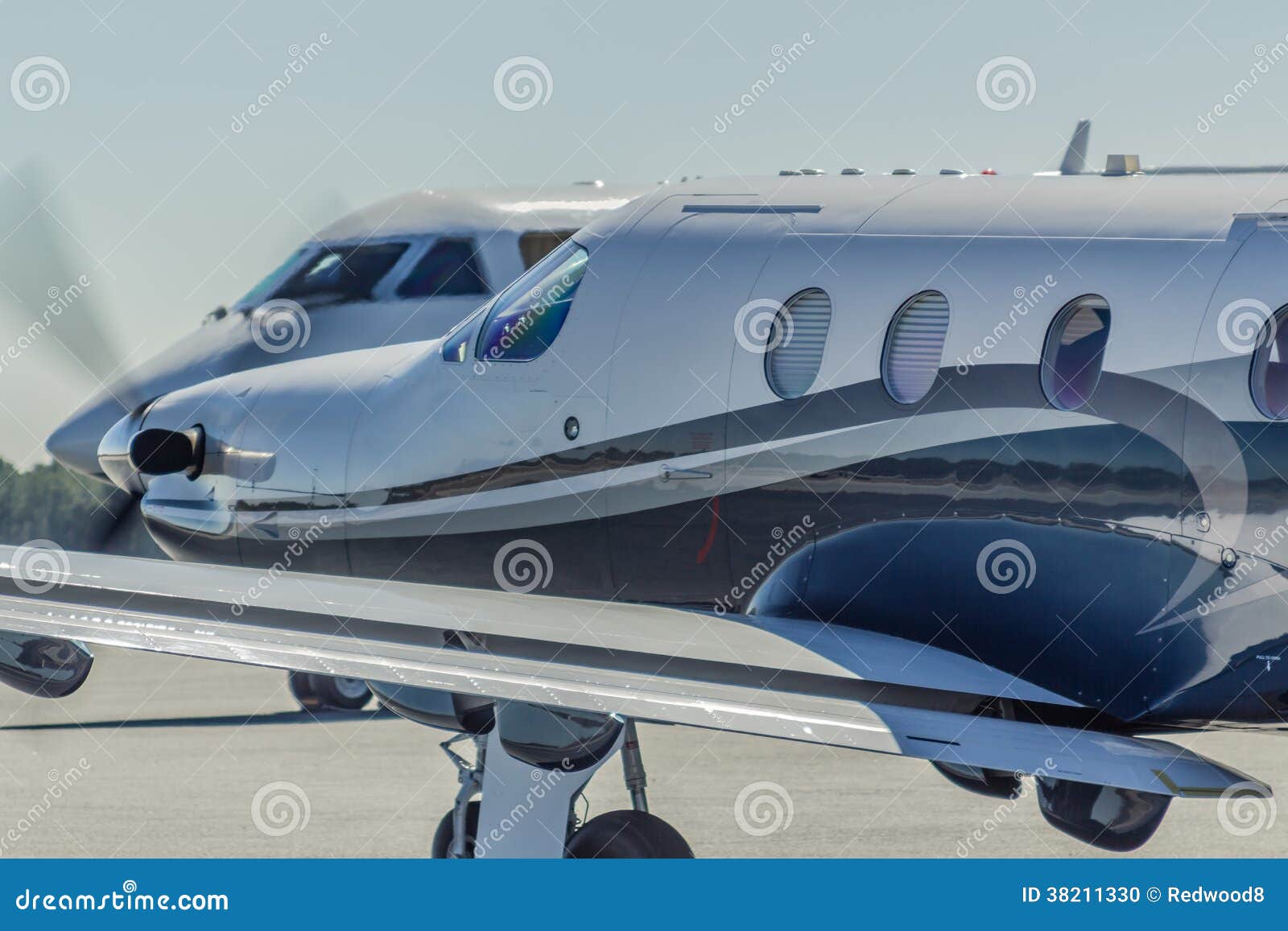 Converging Aircraft on Tarmac Stock Photo - Image of landing, airplane ...