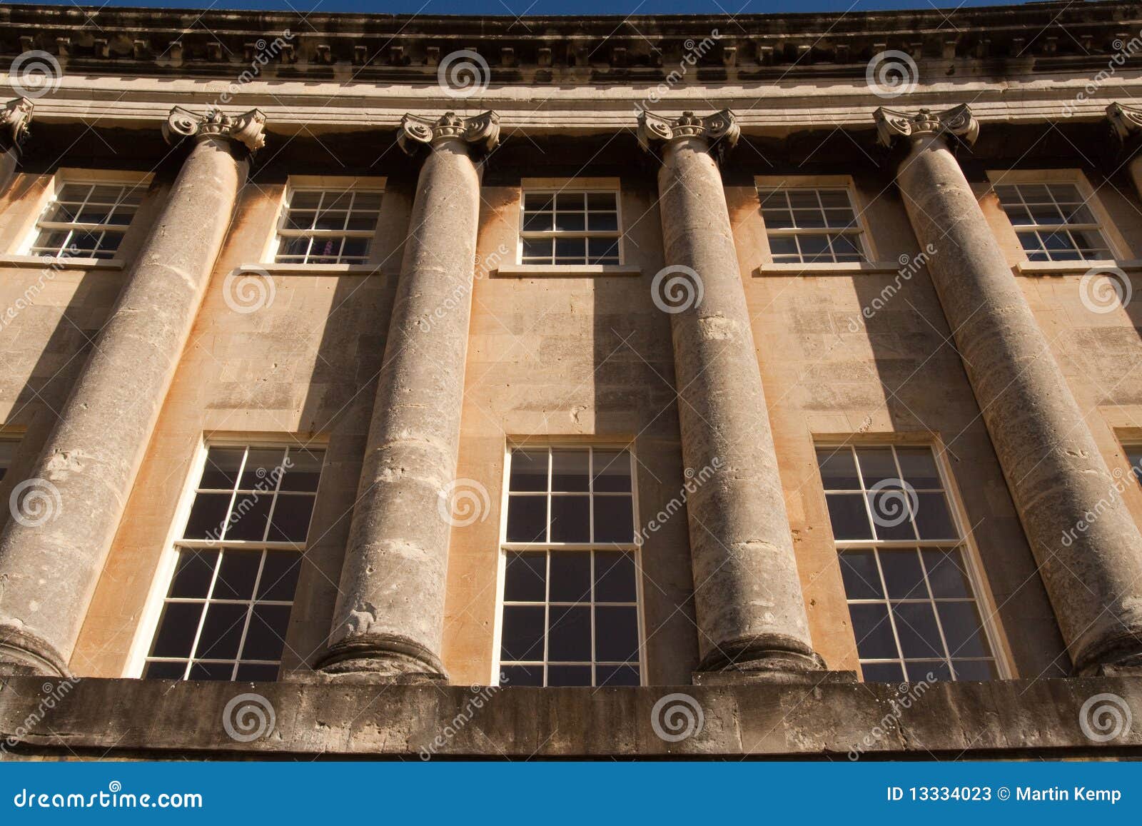 Converging Bath Columns stock image. Image of luxury - 13334023