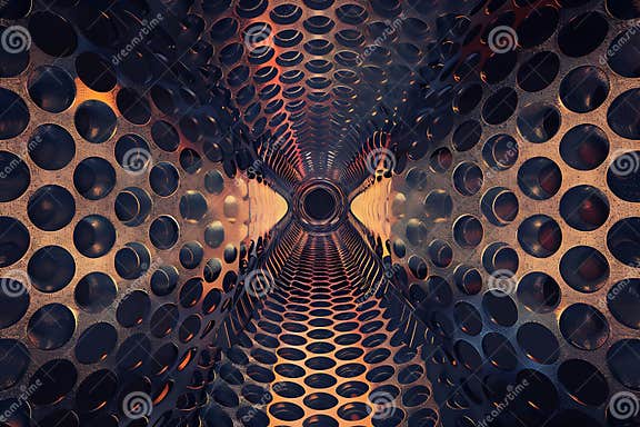 Converging Circular Patterns with Thousands of Elements Leading To a ...