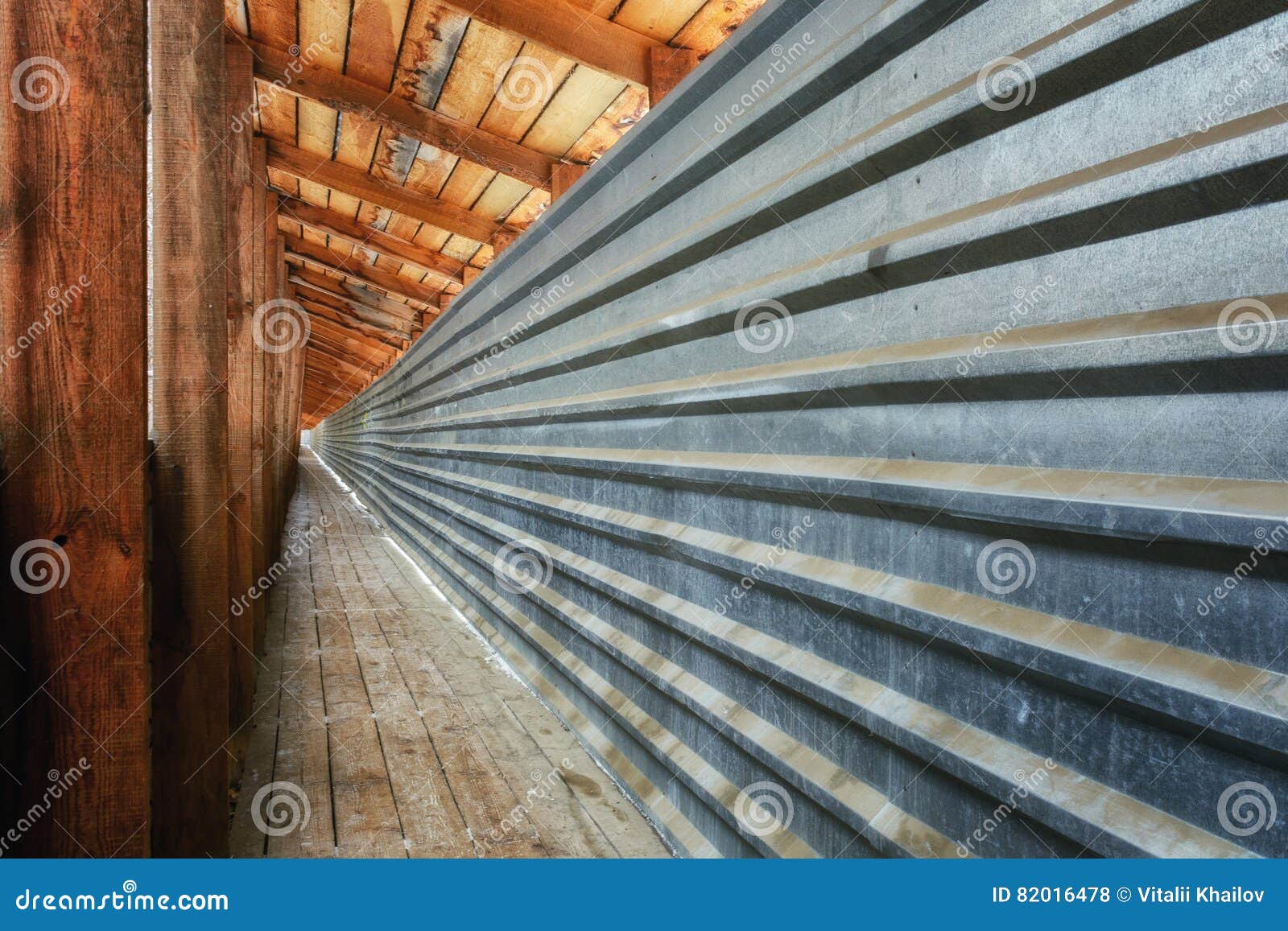 Converging Lines of Perspective Stock Photo - Image of texture ...