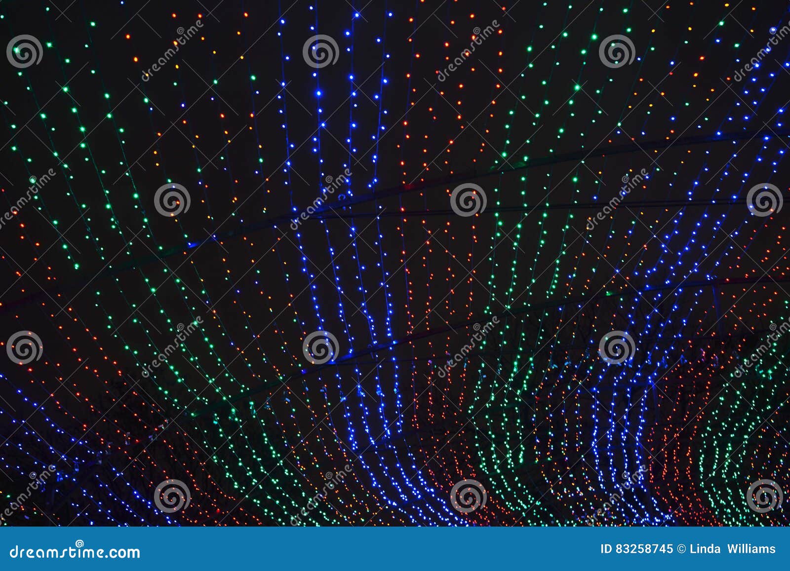Converging Streams of Light Stock Image - Image of lights, collated ...