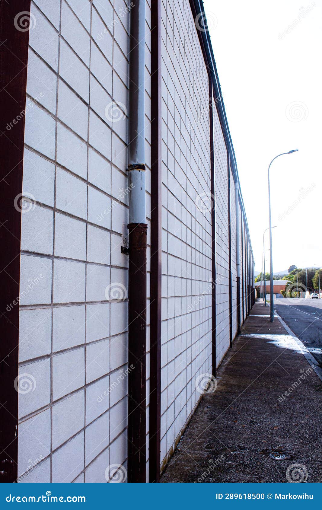 Convergence in the street stock photo. Image of building - 289618500