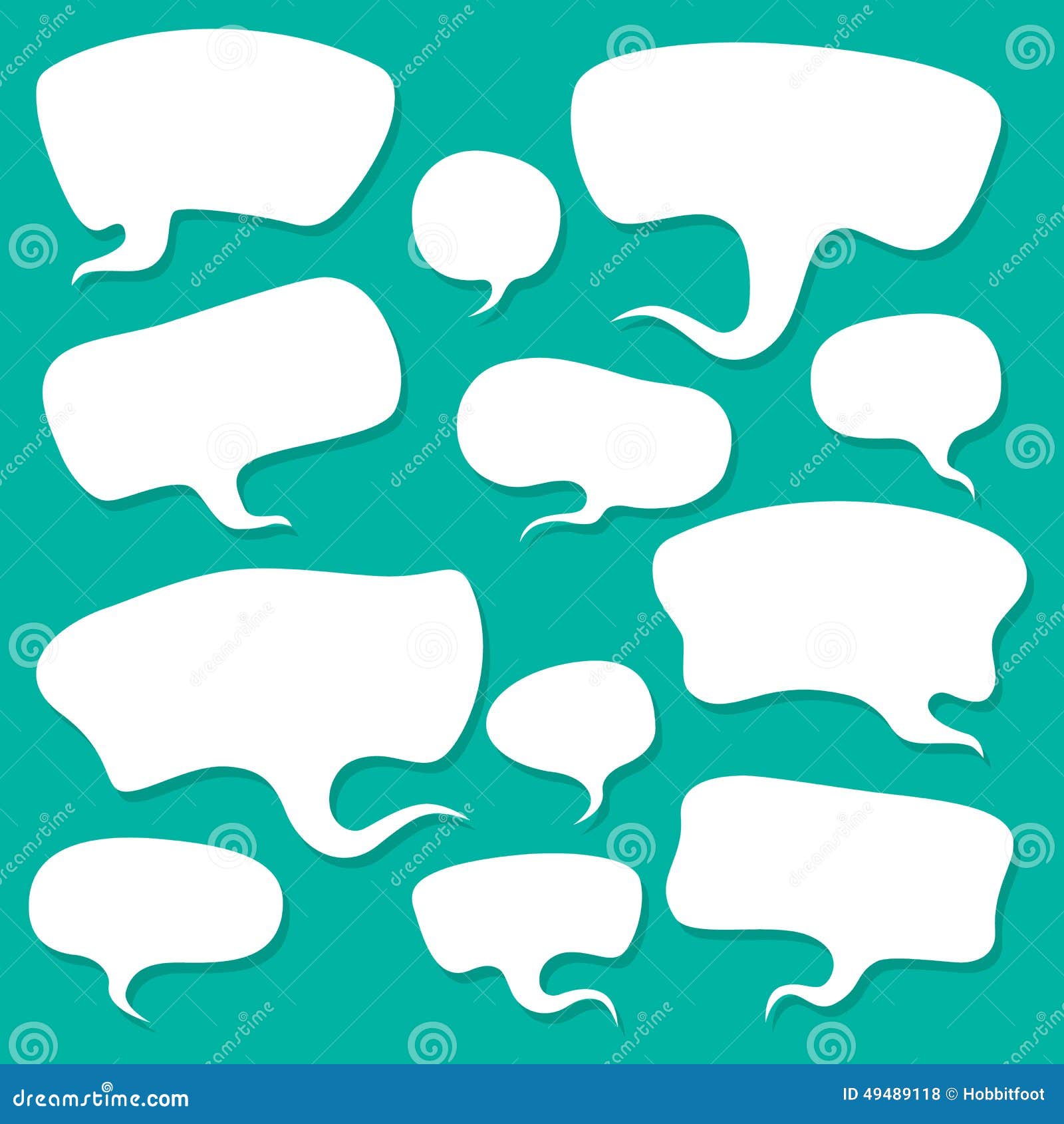 Conversa da nuvem ilustração do vetor. Ilustração de objetos - 49489118