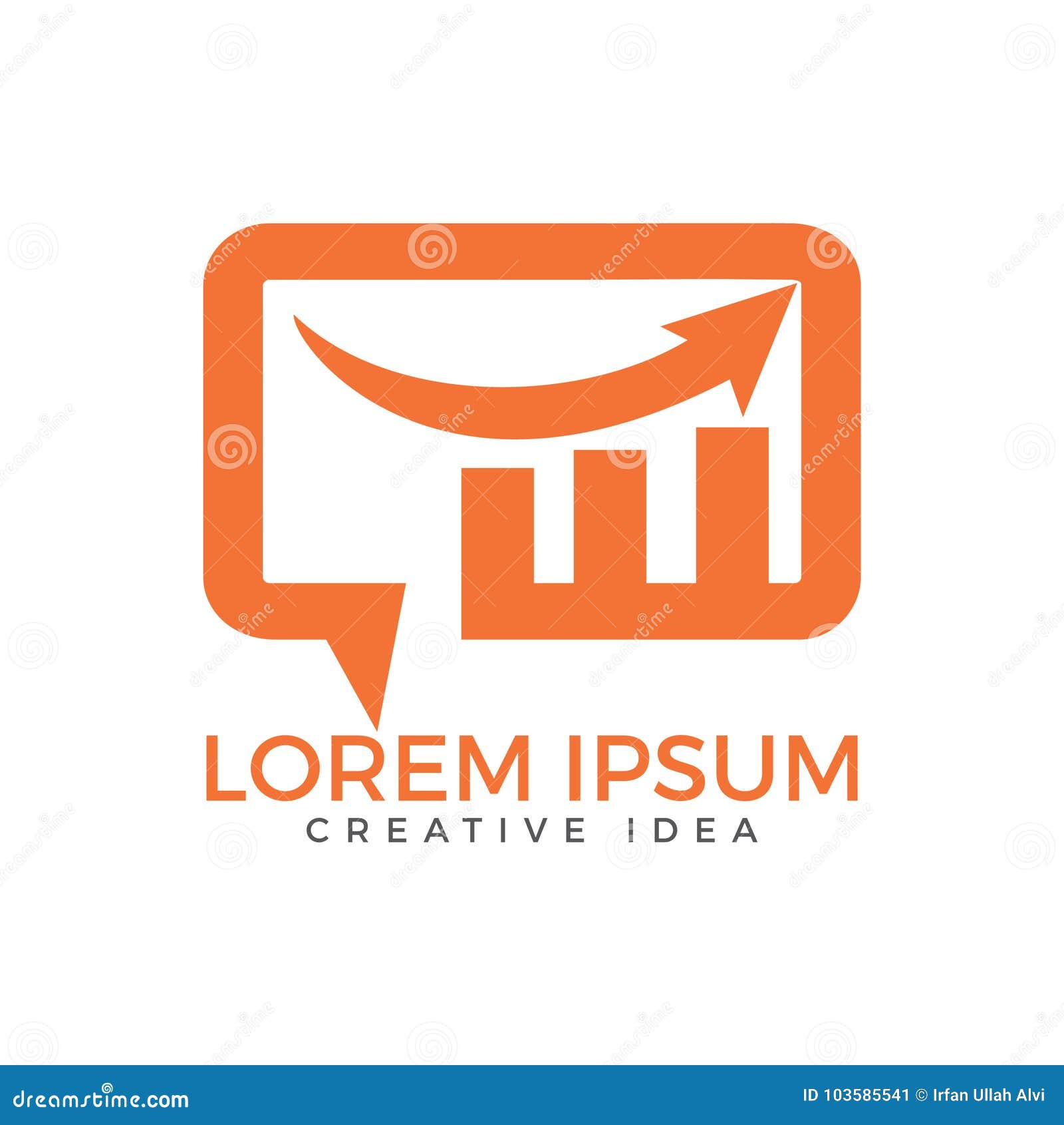 Conversa Logo Design Da Carta Ilustração do Vetor - Ilustração de ...