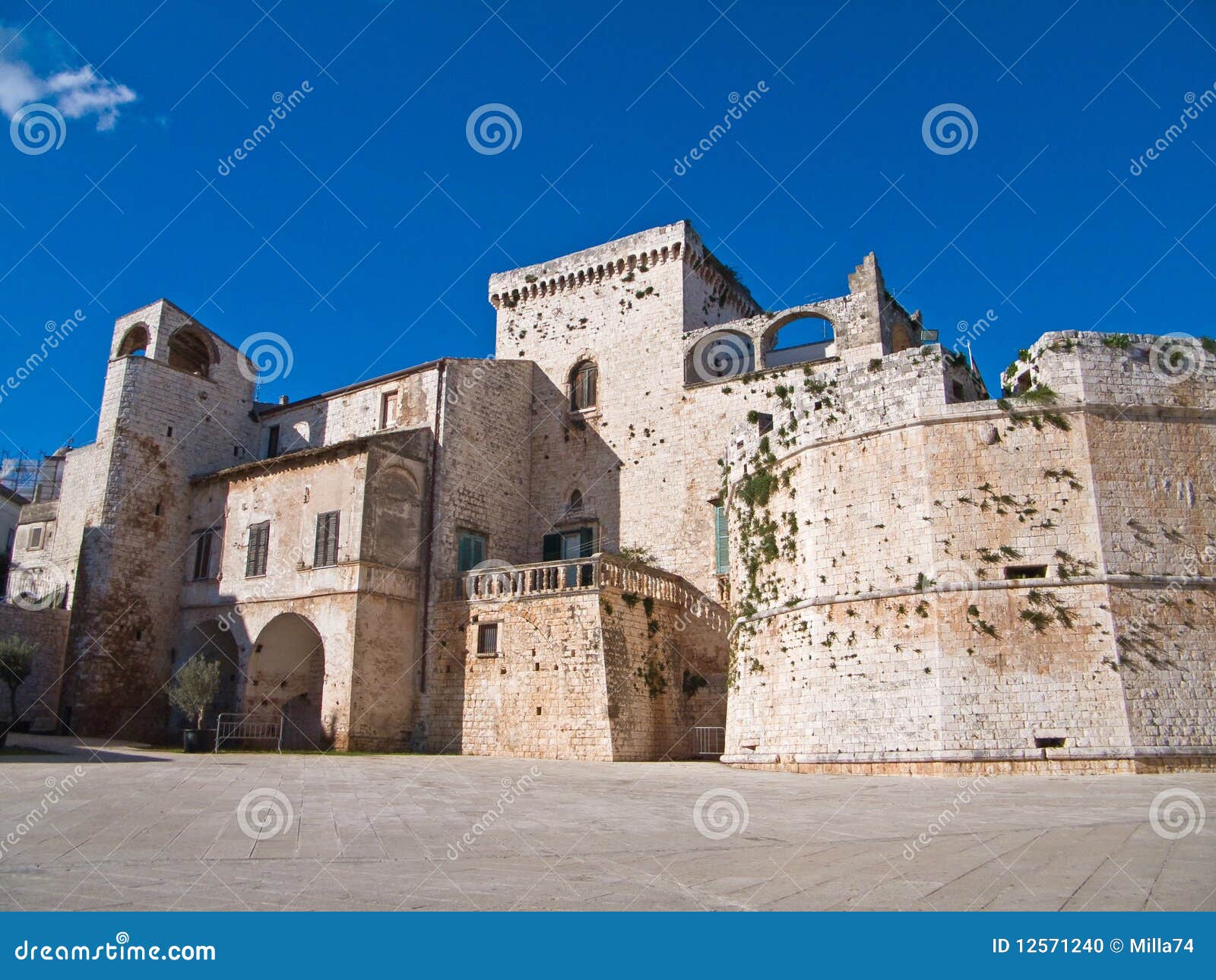 Conversano castle. Apulia. stock photo. Image of earl - 12571240