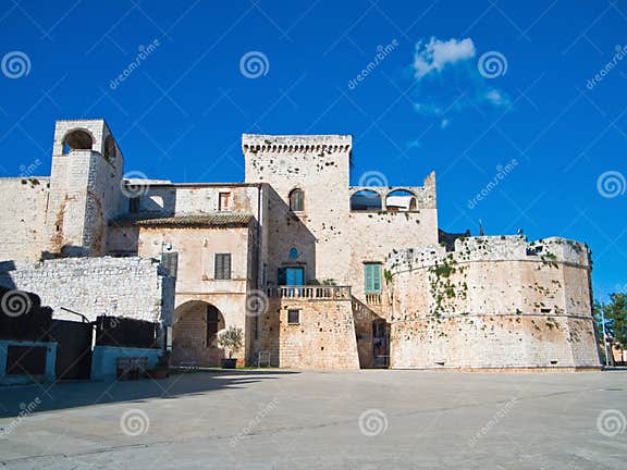 Conversano castle. Apulia. stock photo. Image of architecture - 12657456