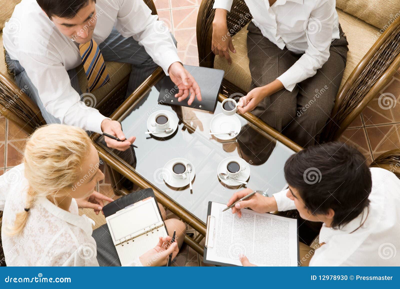 Conversation stock photo. Image of document, office, male - 12978930