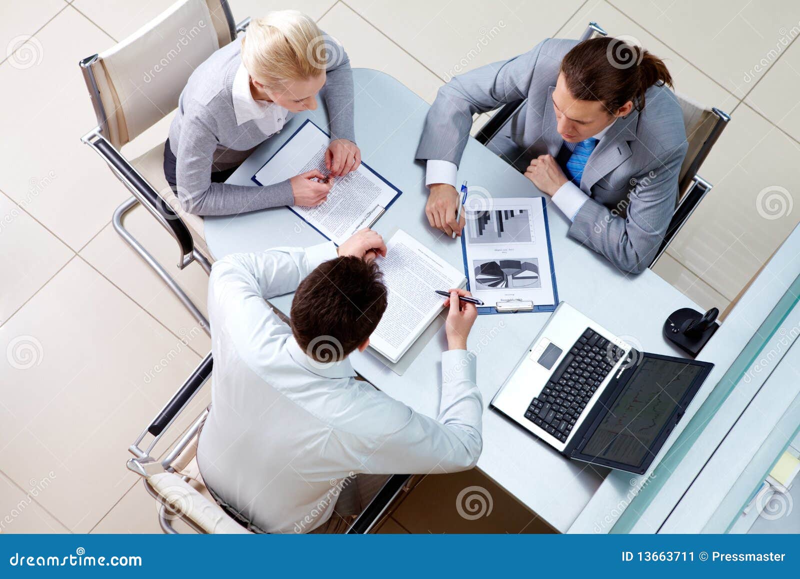 Conversation stock image. Image of adult, businesspeople - 13663711
