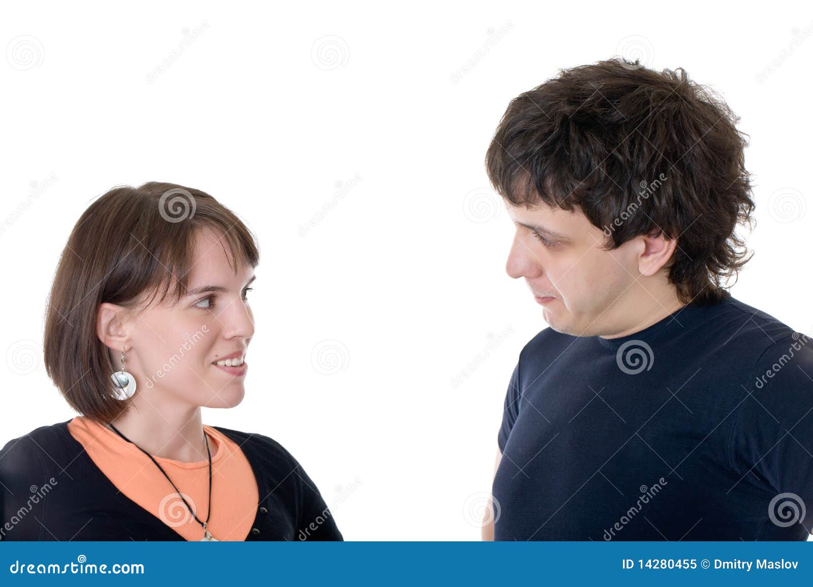 Conversation stock image. Image of beauty, white, pair - 14280455