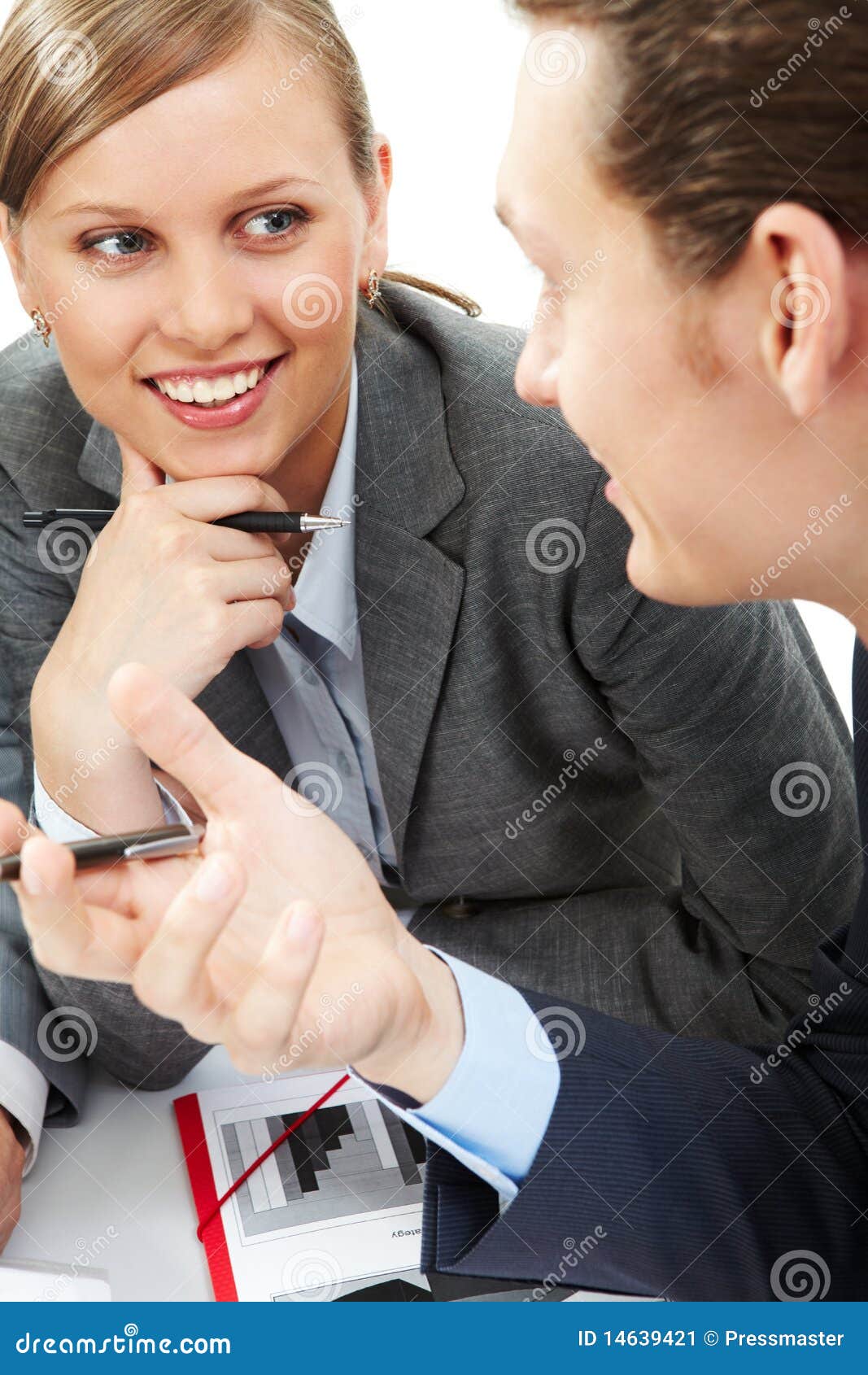 During conversation stock image. Image of discussing - 14639421