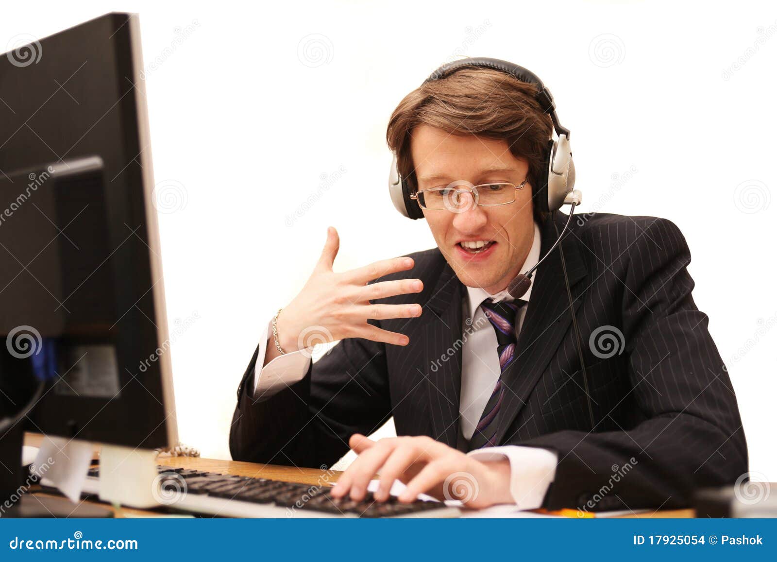 Conversation stock photo. Image of computer, meeting - 17925054