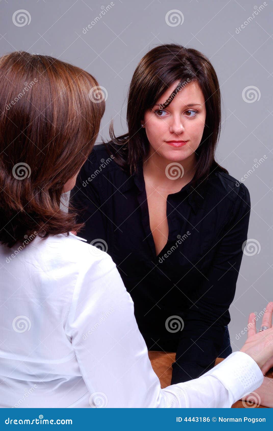 Conversation stock photo. Image of beautiful, caucasian - 4443186