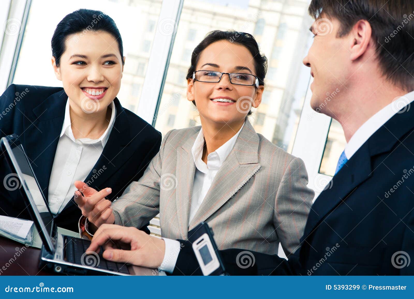 Conversation stock image. Image of paper, businesswoman - 5393299
