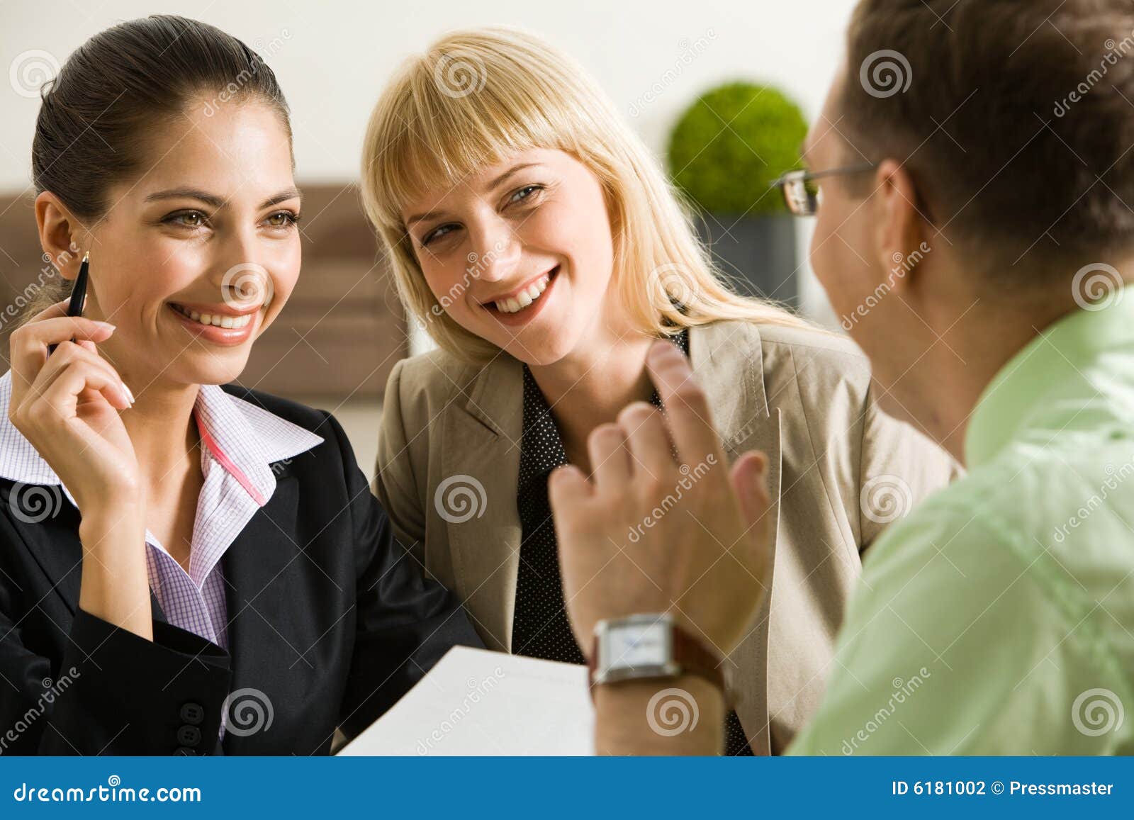 Conversation stock photo. Image of male, hand, hold, female - 6181002