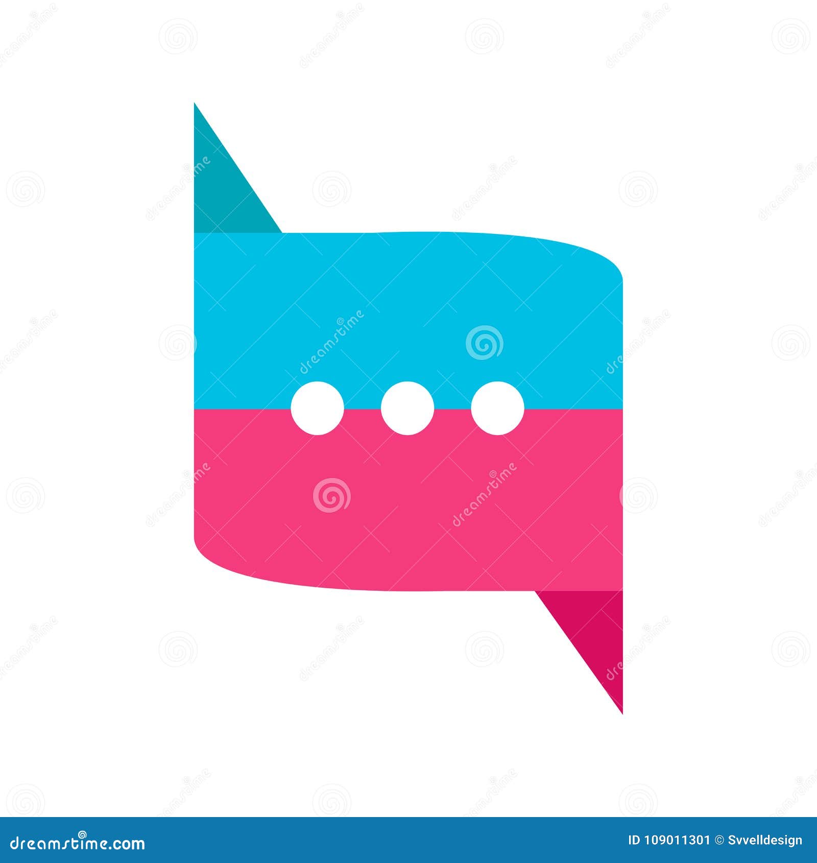 Conversation Bubble Chat Dots Stock Vector - Illustration of logo ...