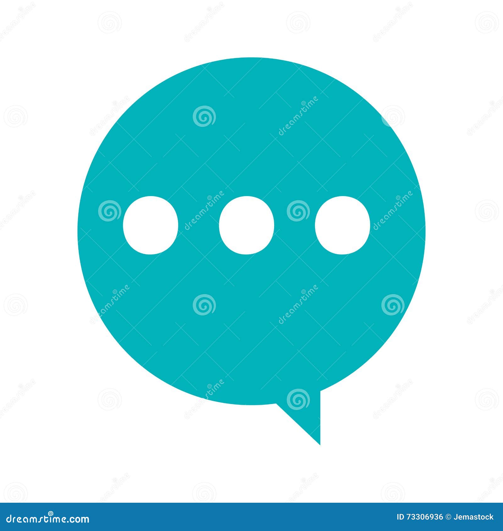 Conversation Bubble and Three Dots Stock Photo - Image of greeting ...
