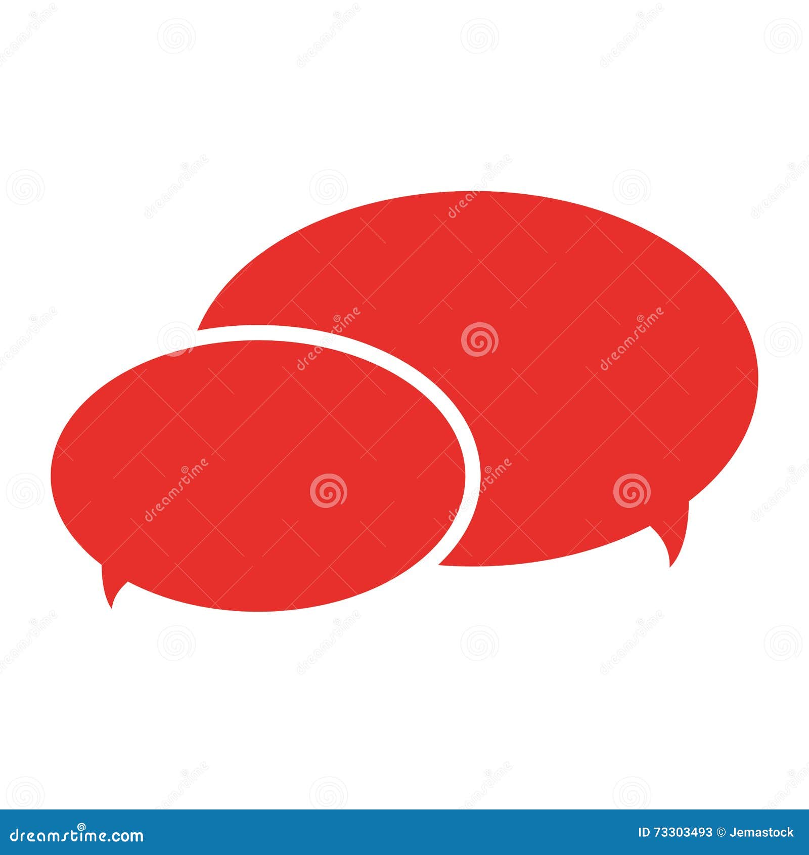 Conversation Bubbles with Dots Icon Design Stock Illustration ...