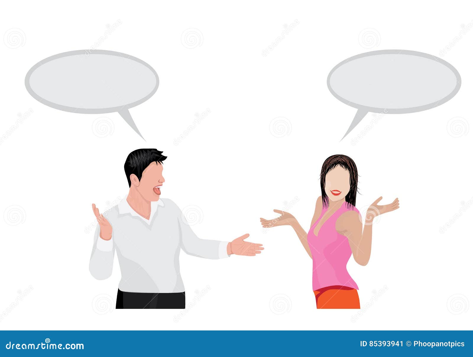 Conversation cartoon shape stock vector. Illustration of shape - 85393941