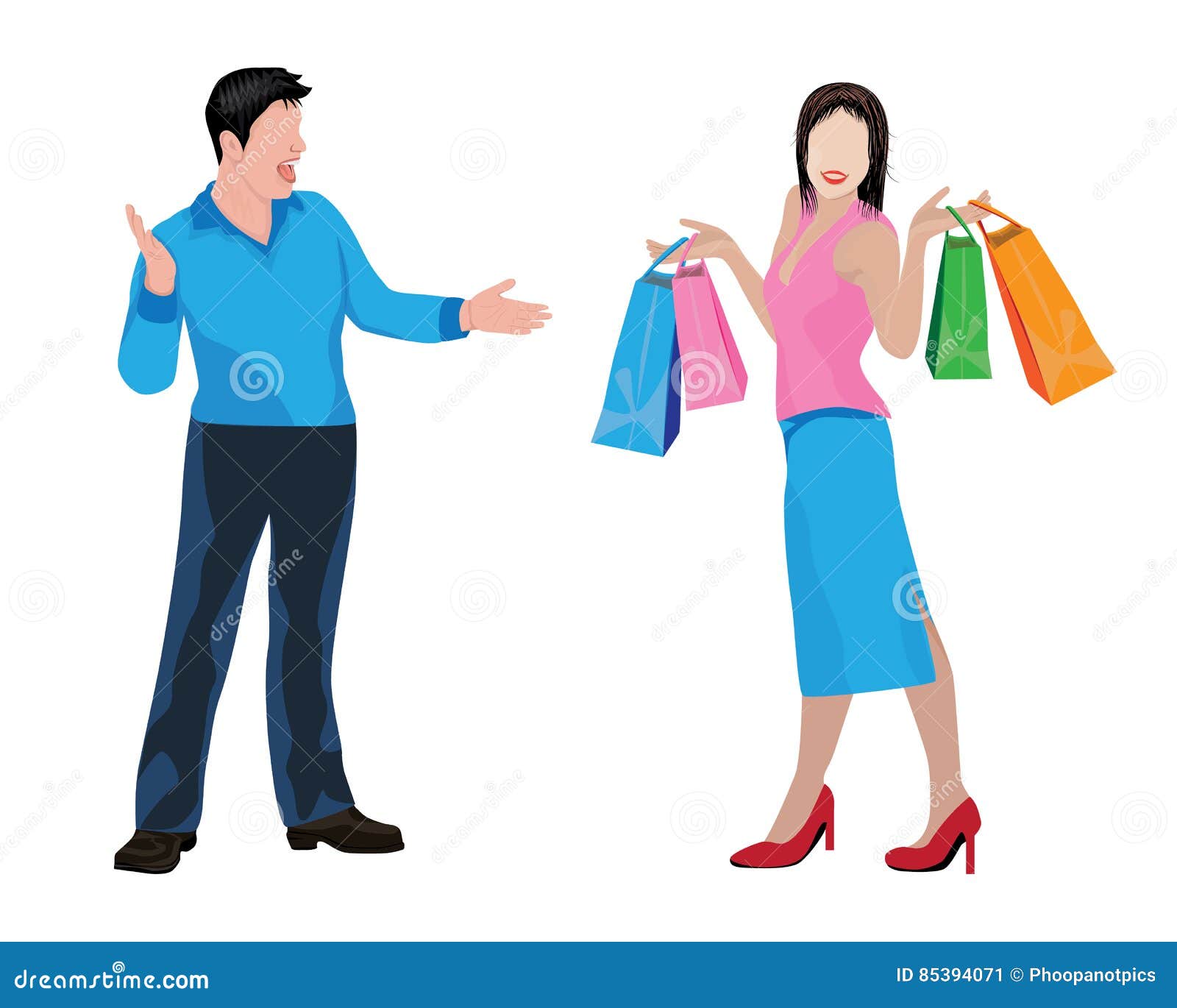 Conversation cartoon shape stock vector. Illustration of vector - 85394071