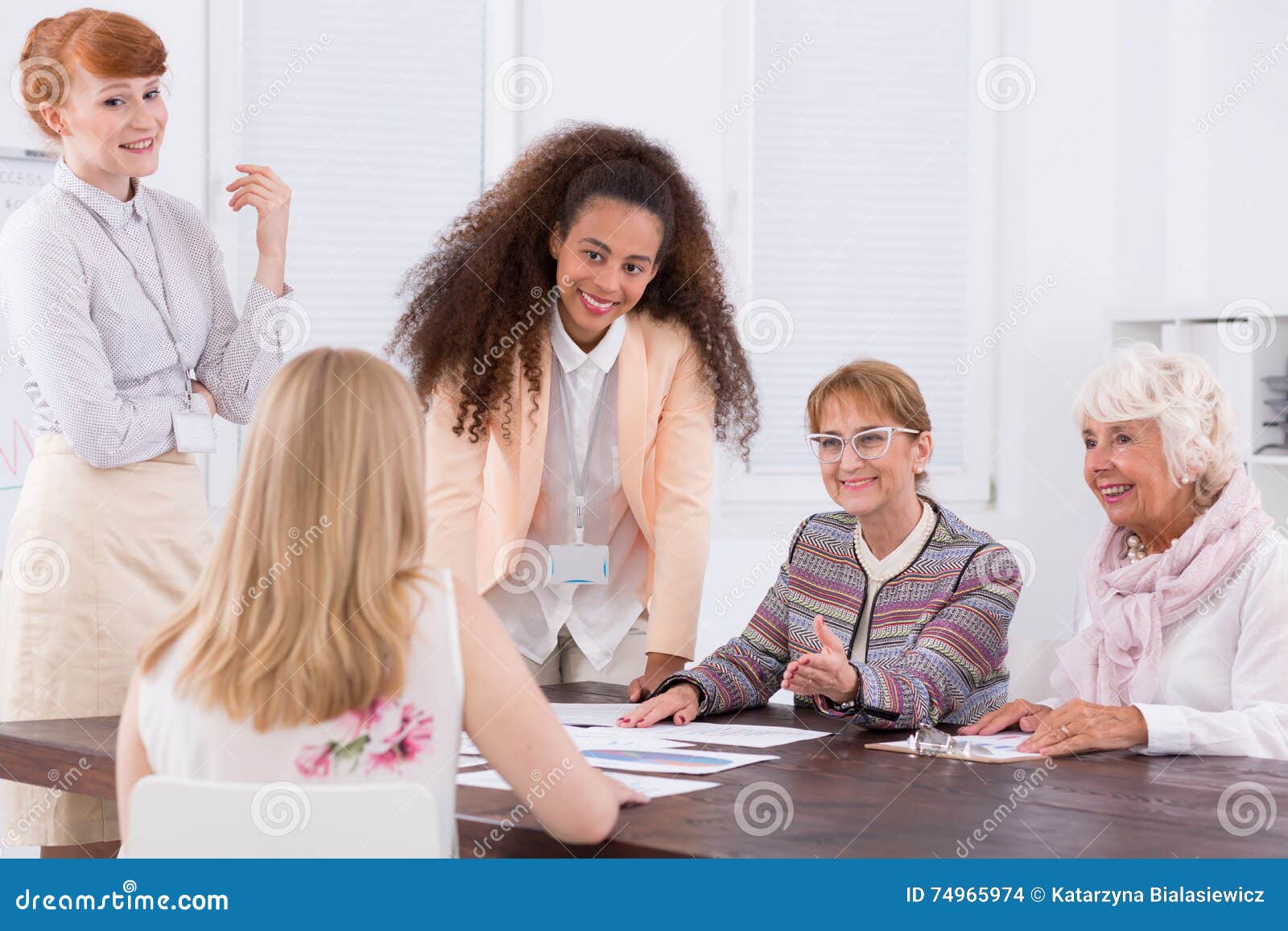 Conversation with the Client Stock Photo - Image of office, client ...