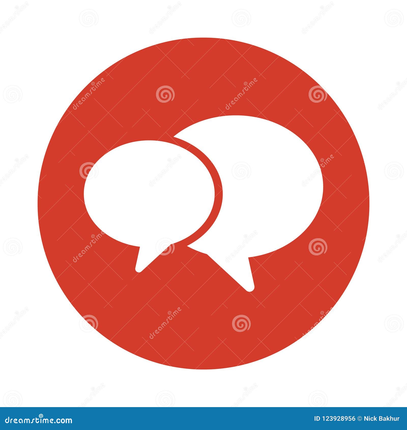 Conversation Icon Vector Illustration | CartoonDealer.com #184297188