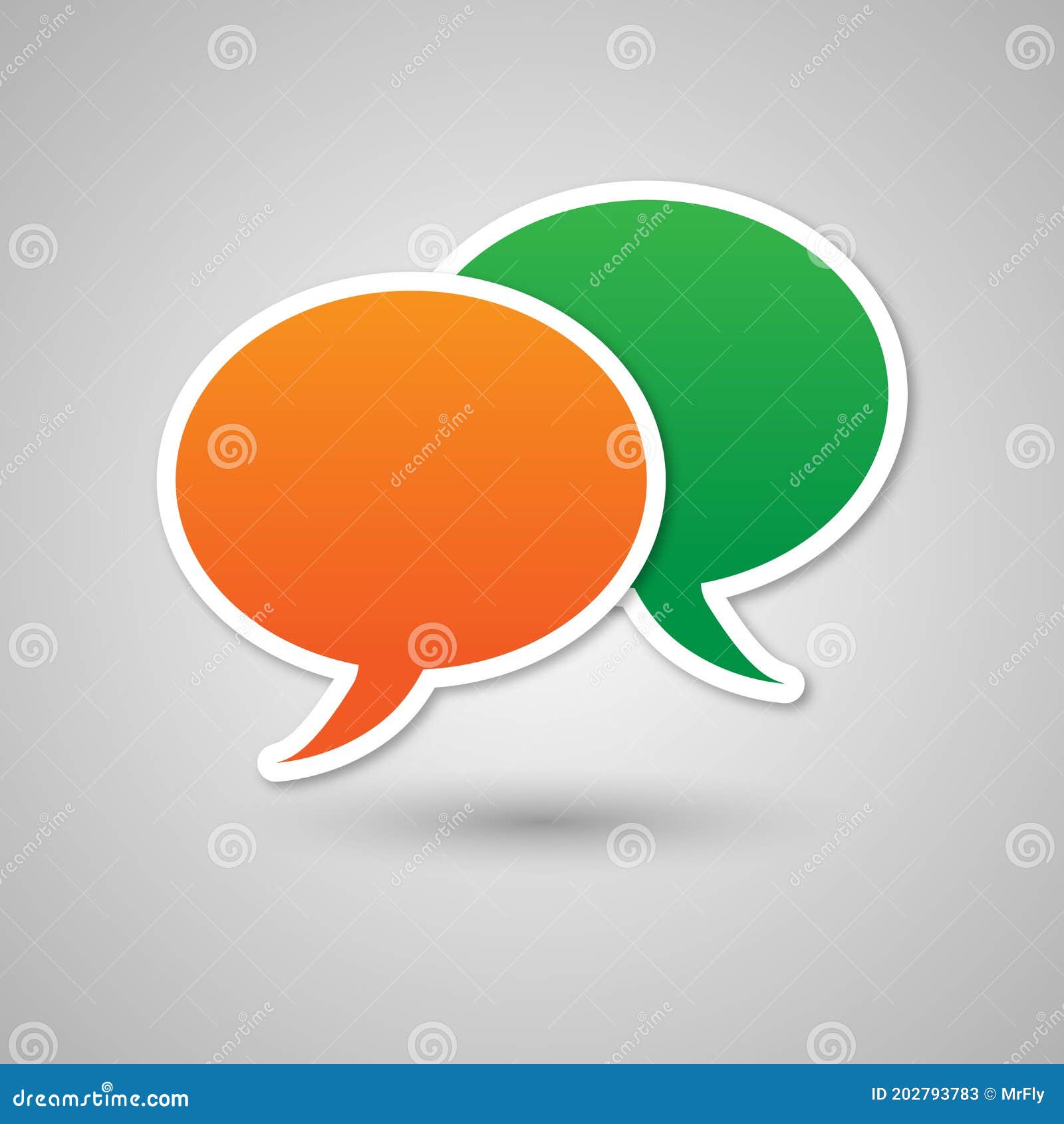 Conversation Concept, Speech Bubbles, Vector Illustration Stock Vector ...