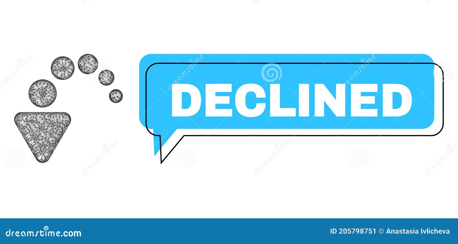 Shifted Declined Message Frame and Linear Undo Icon Stock Vector ...