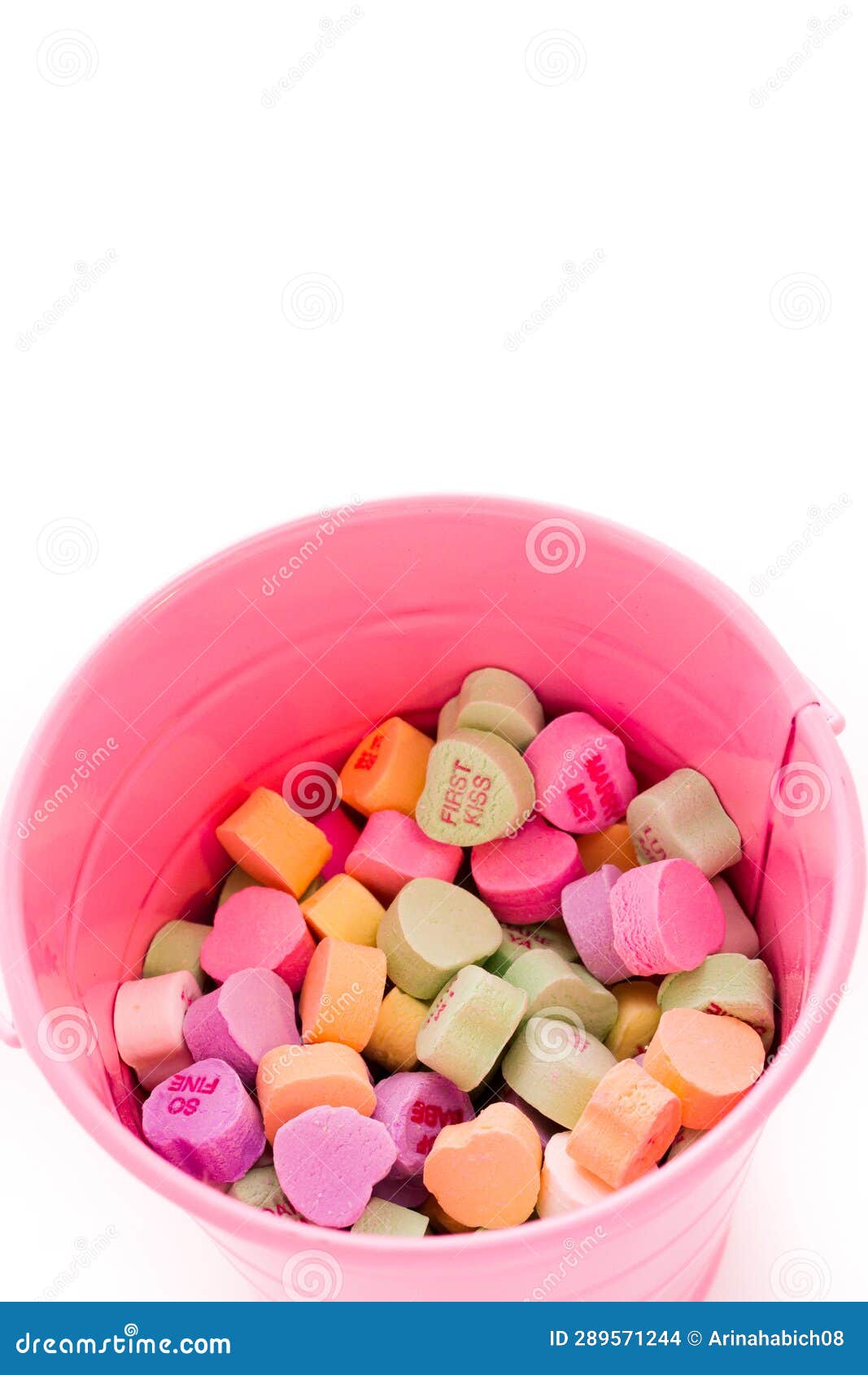 Heart candies stock photo. Image of holiday, candies - 289571244