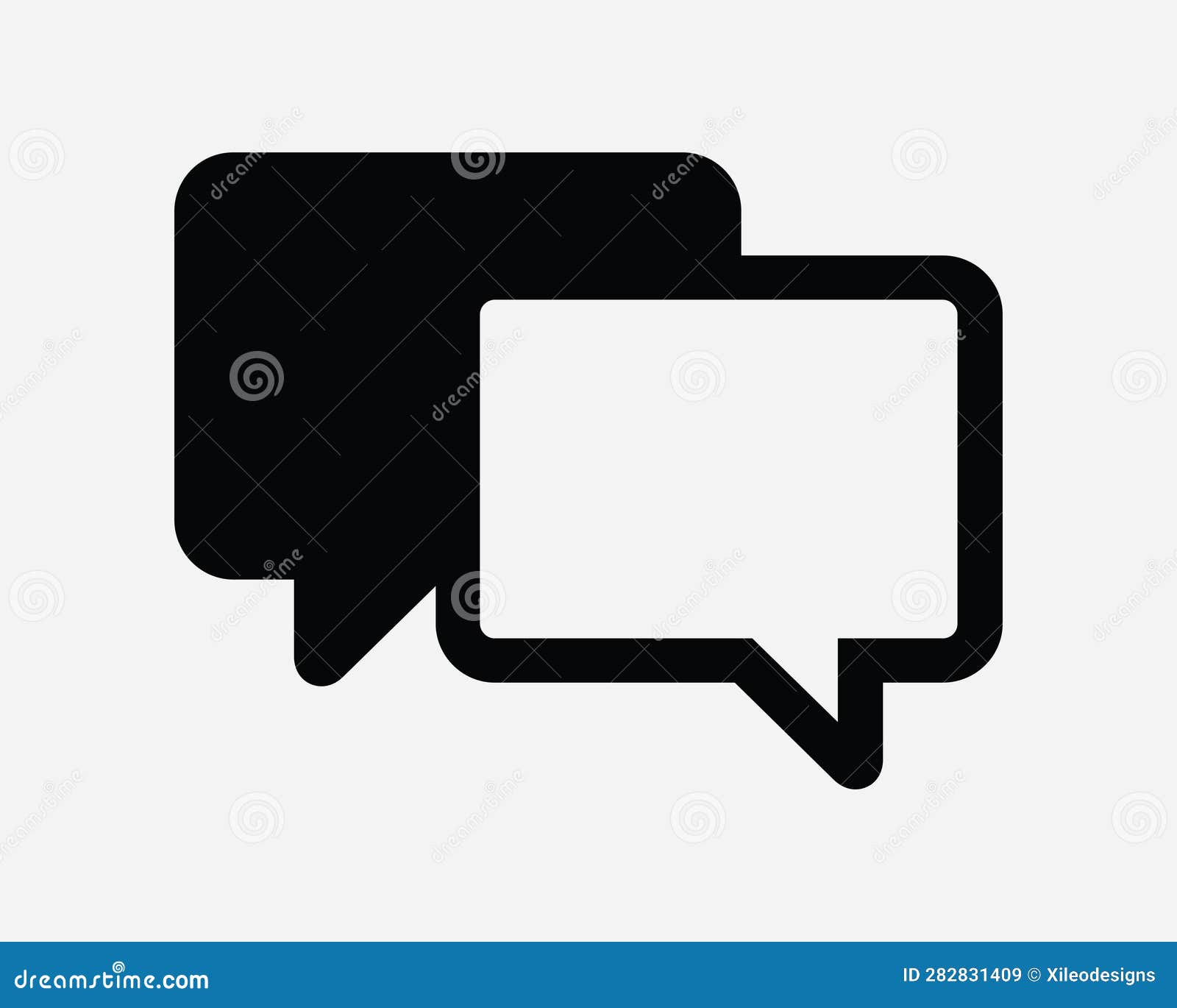 Conversation Icon. Chat Box Dialog Dialogue Communication Forum Comment ...